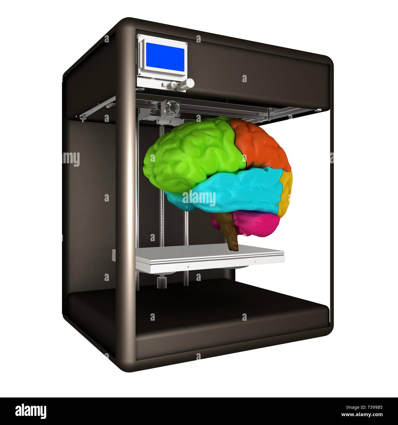Medical 3d printer for duplication of human brain. 3D Bio-printer. 3d ...