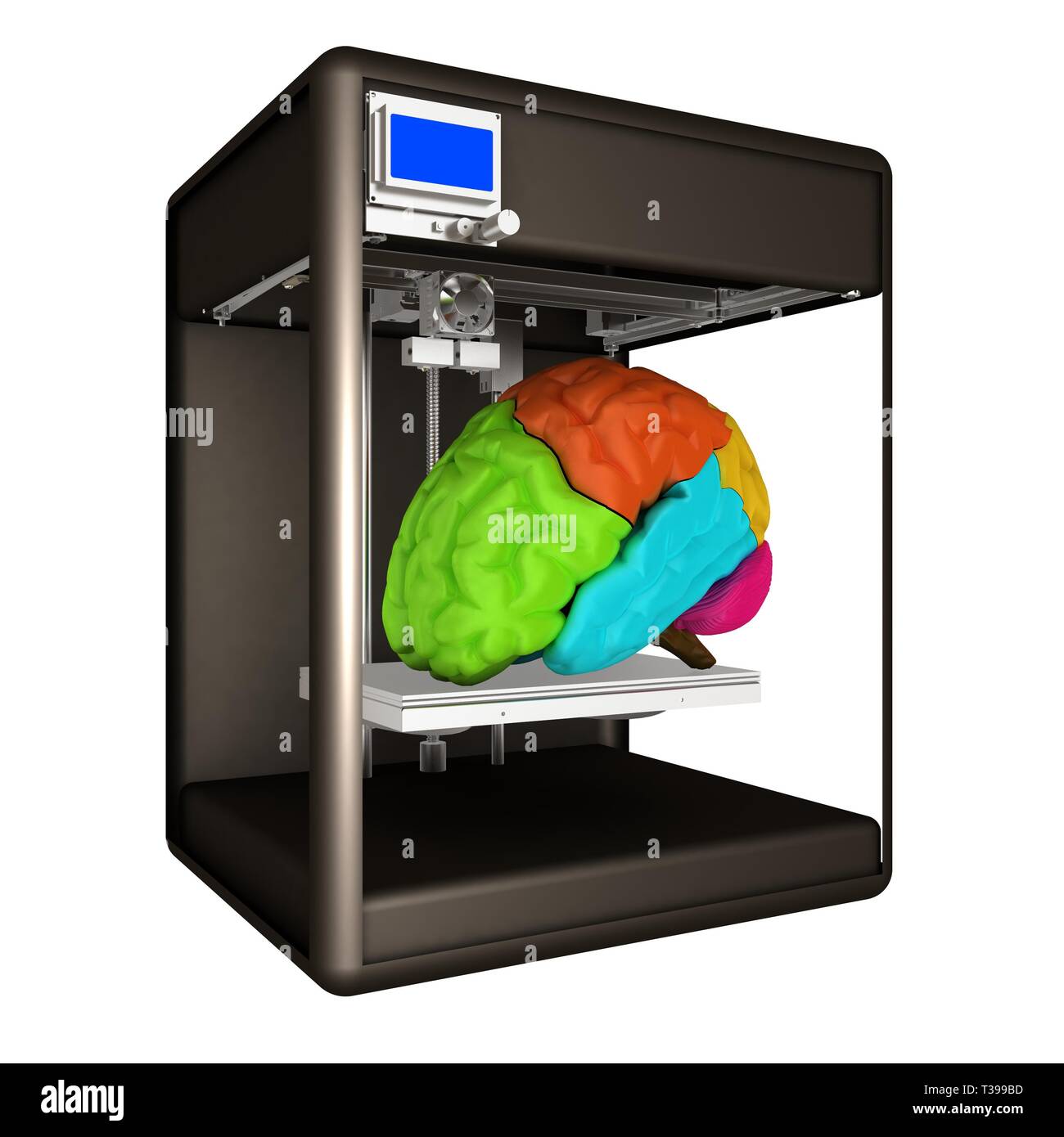 Medical 3d printer for duplication of human brain. 3D Bio-printer. 3d ...