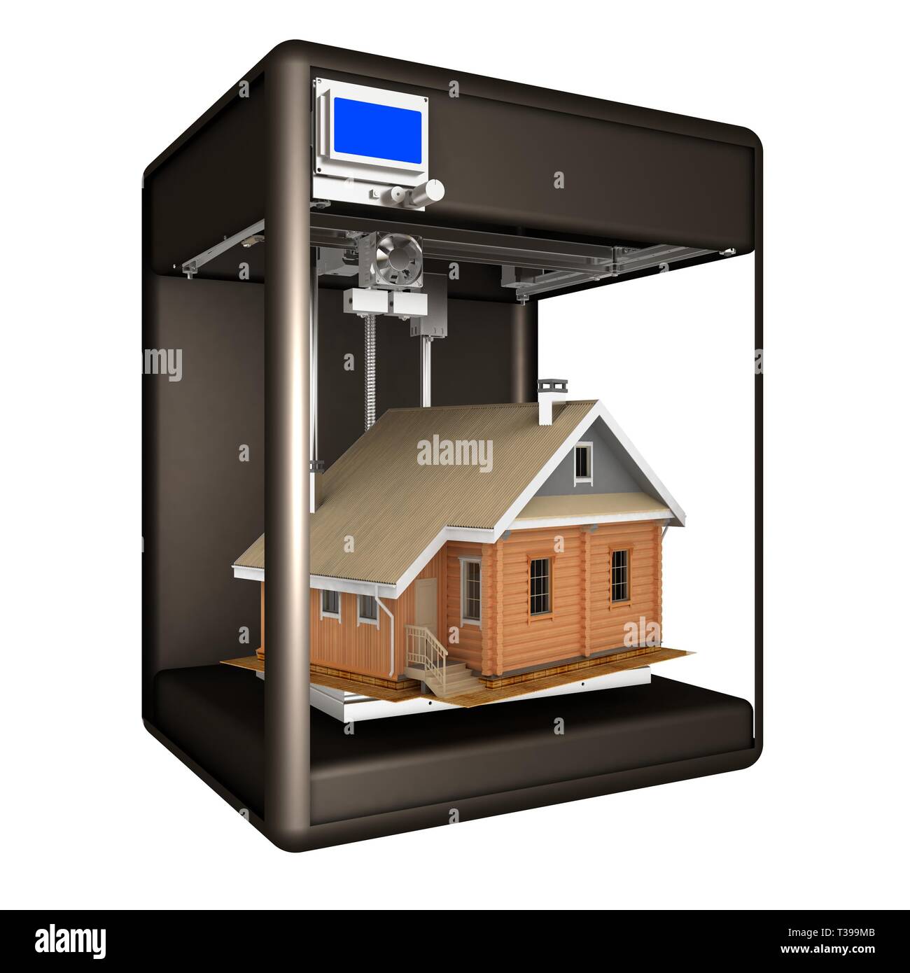 3d printer prints a house hi-res stock photography and images - Alamy