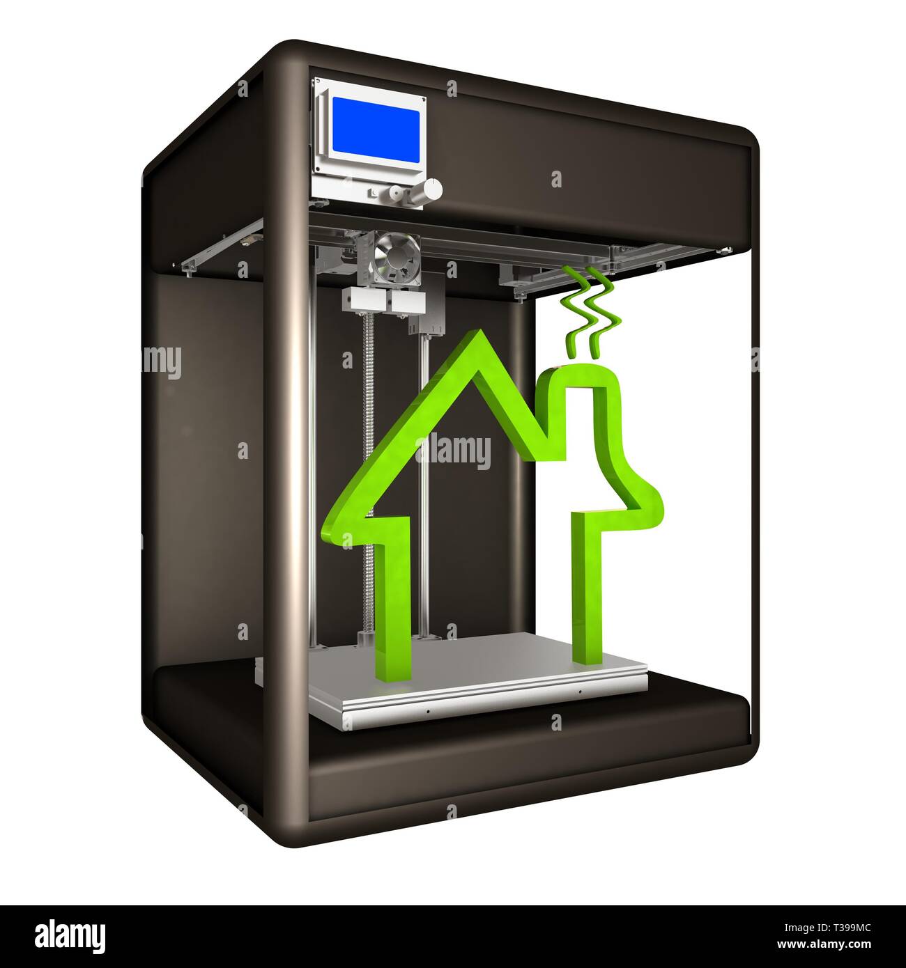3d printer prints a house hi-res stock photography and images - Alamy