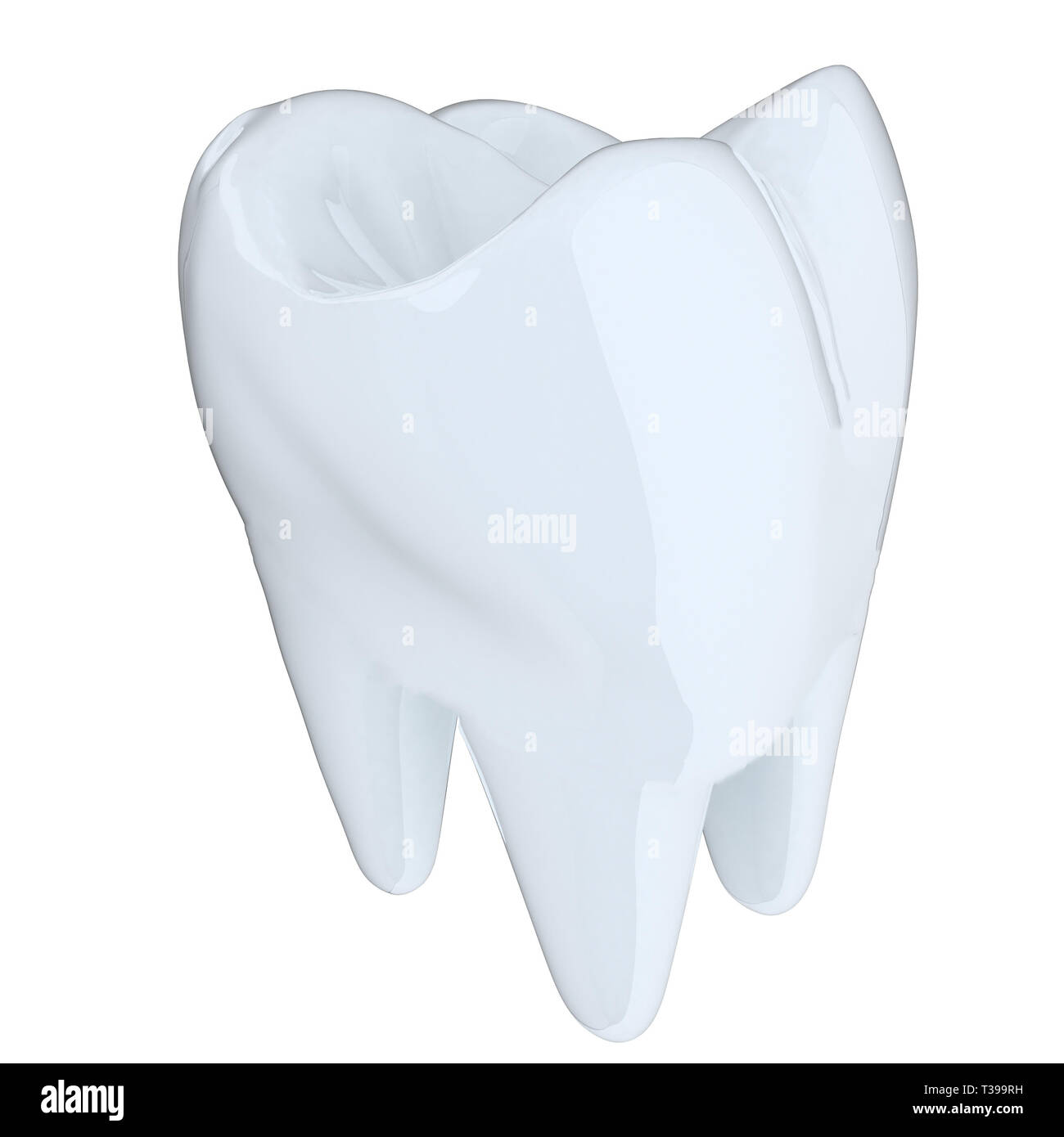 Tooth. 3d illustration Stock Photo - Alamy
