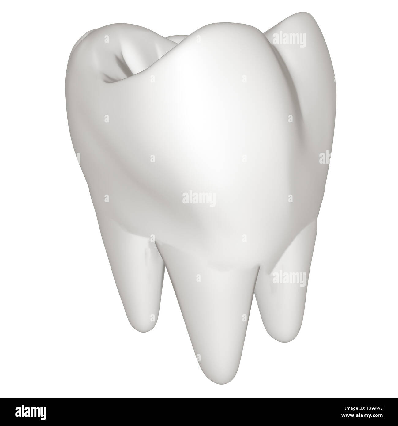 Tooth. 3d illustration Stock Photo - Alamy