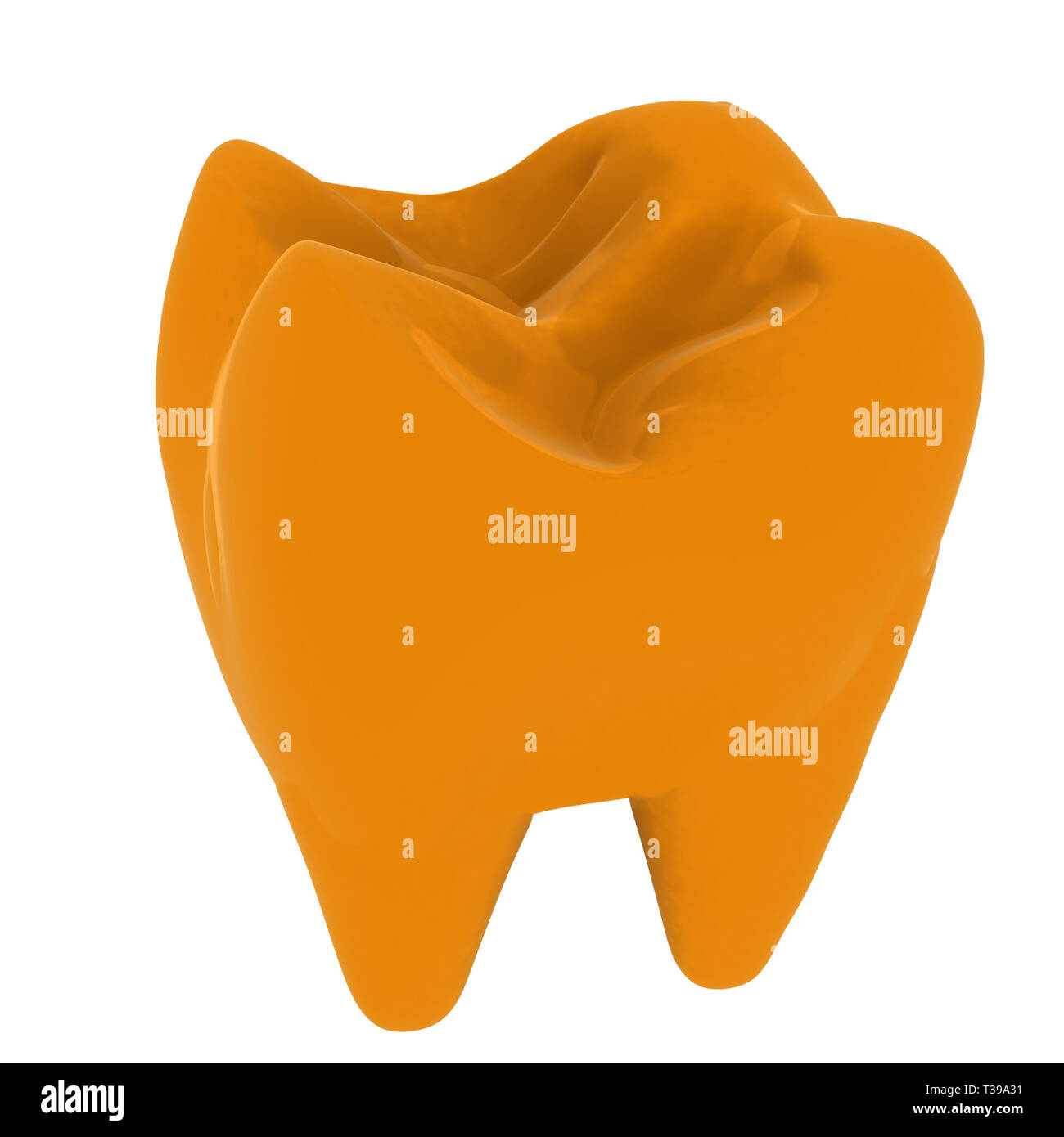 Colorful tooth. 3d illustration Stock Photo - Alamy