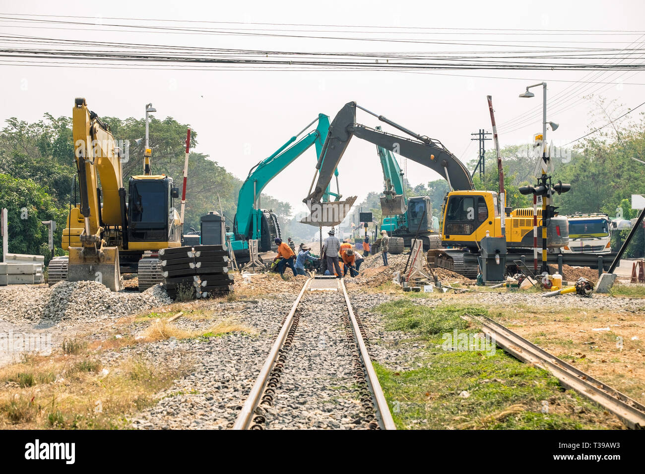 Railroad improvement hi-res stock photography and images - Alamy
