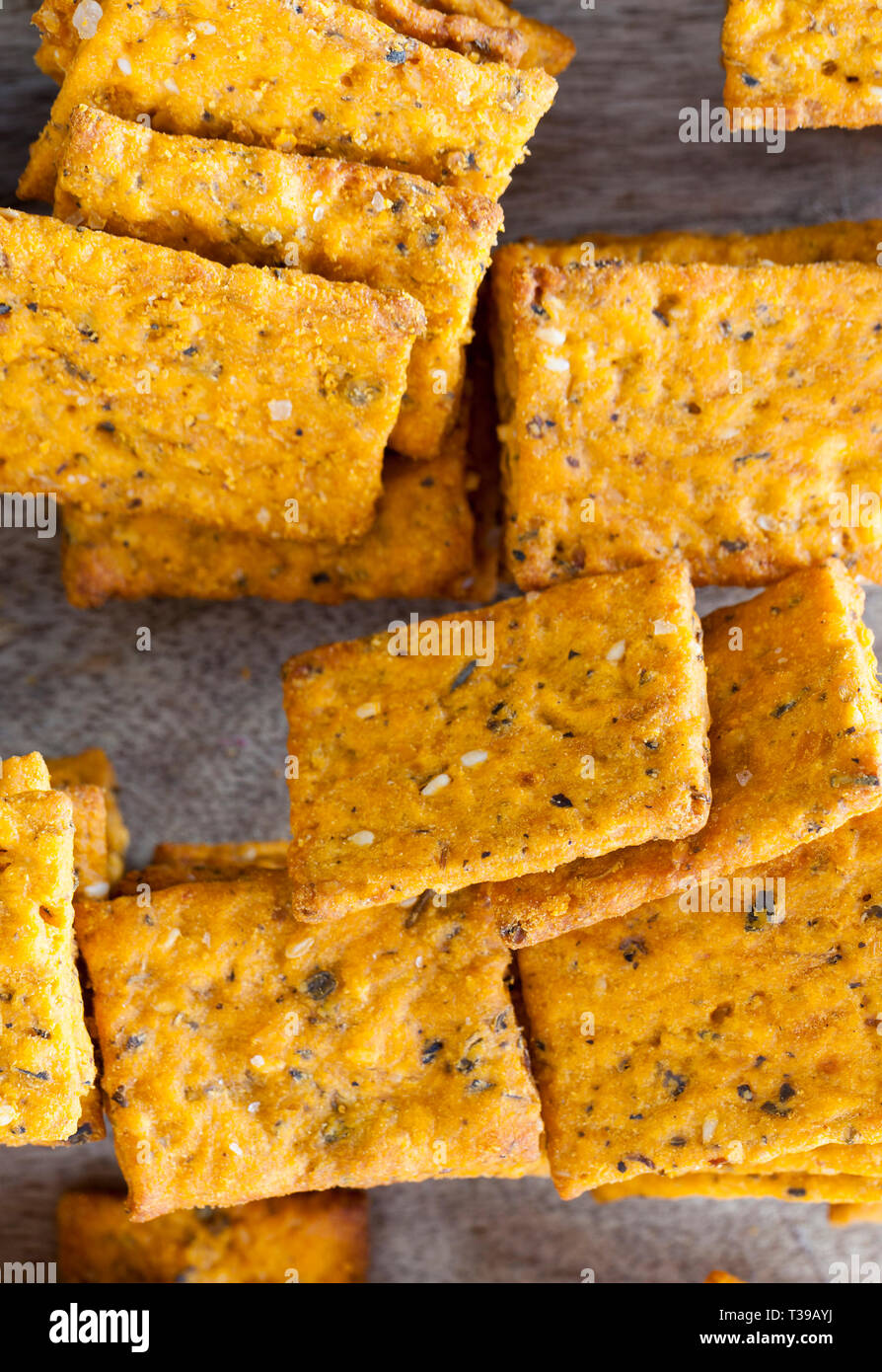 square diet food of yellow color with the addition of infusions and ...