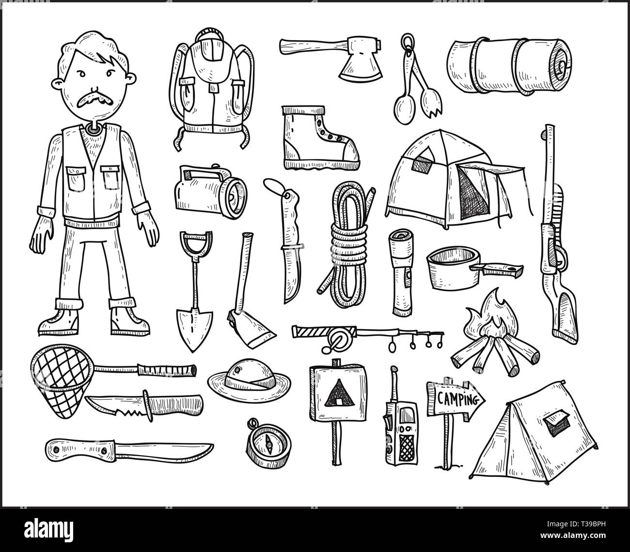 Boy scout icon vector vectors hi-res stock photography and images - Alamy