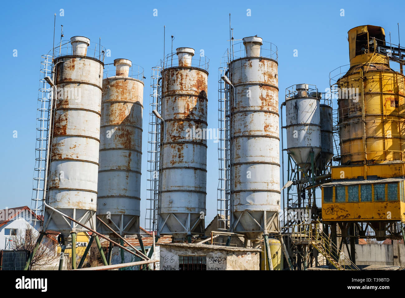 cement plant factory manufacturing Stock Photo - Alamy