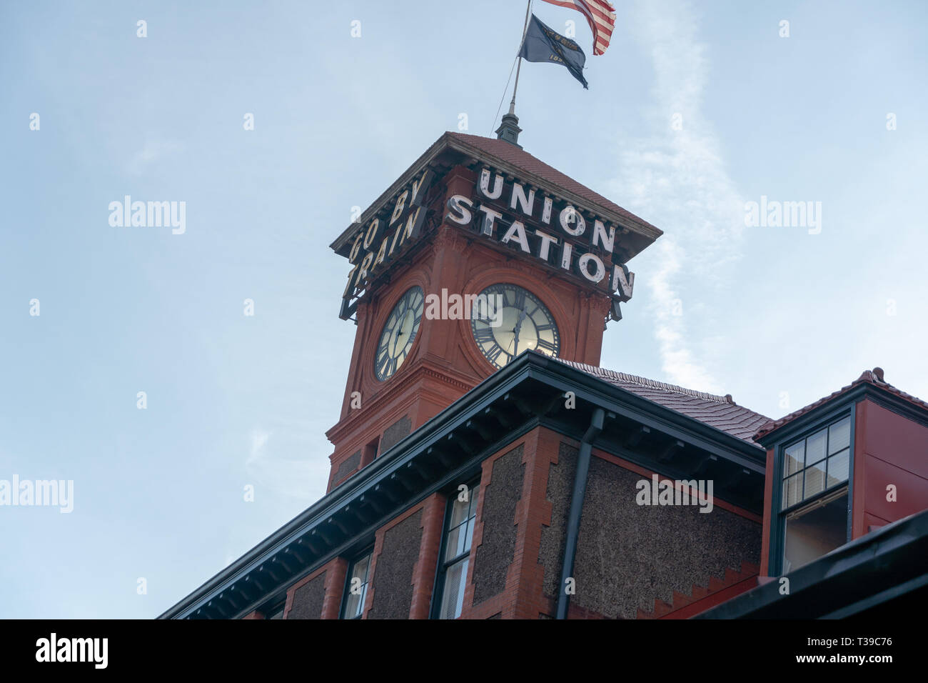 Amtrak train portland hi-res stock photography and images - Alamy