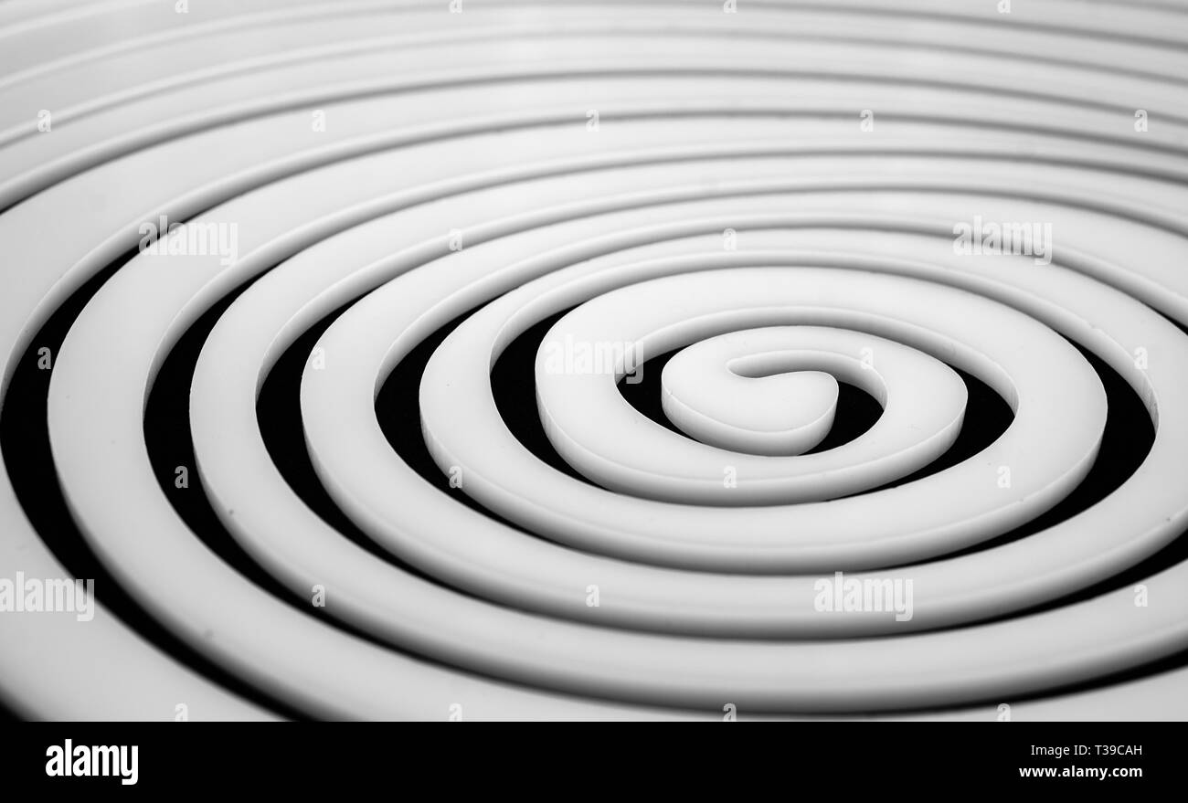Simple white spiral Stock Photo - Alamy