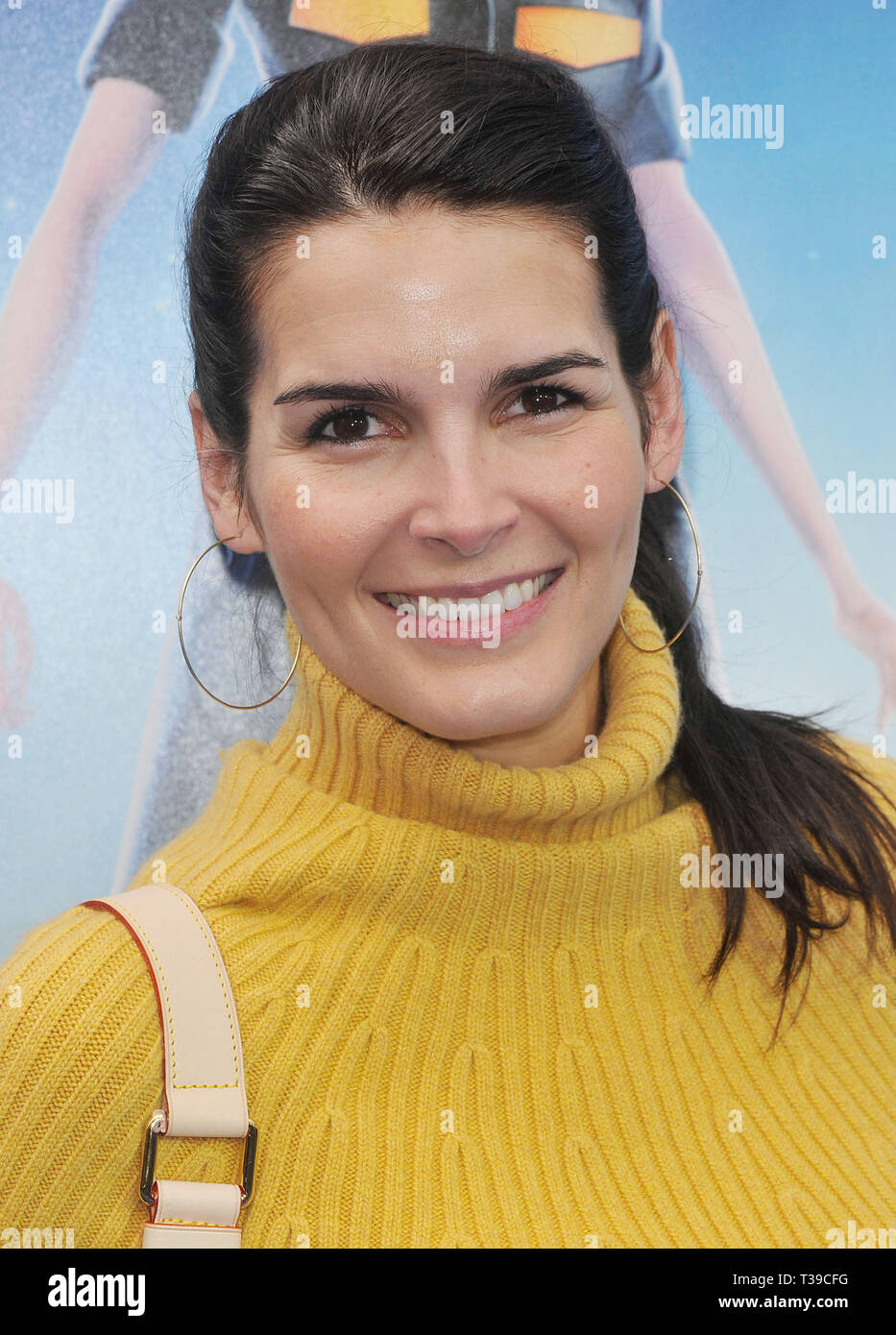 Angie Harmon - Monsters Vs Aliens Premiere at the Gibson Amphitheatre ...