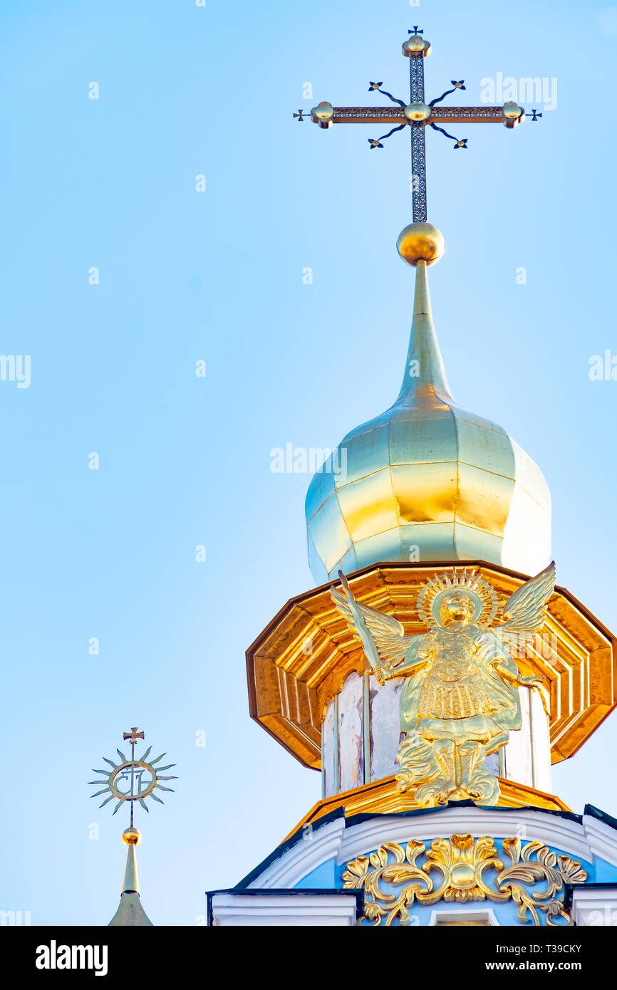 St michael of the golden cupolas monastery hi-res stock photography and ...