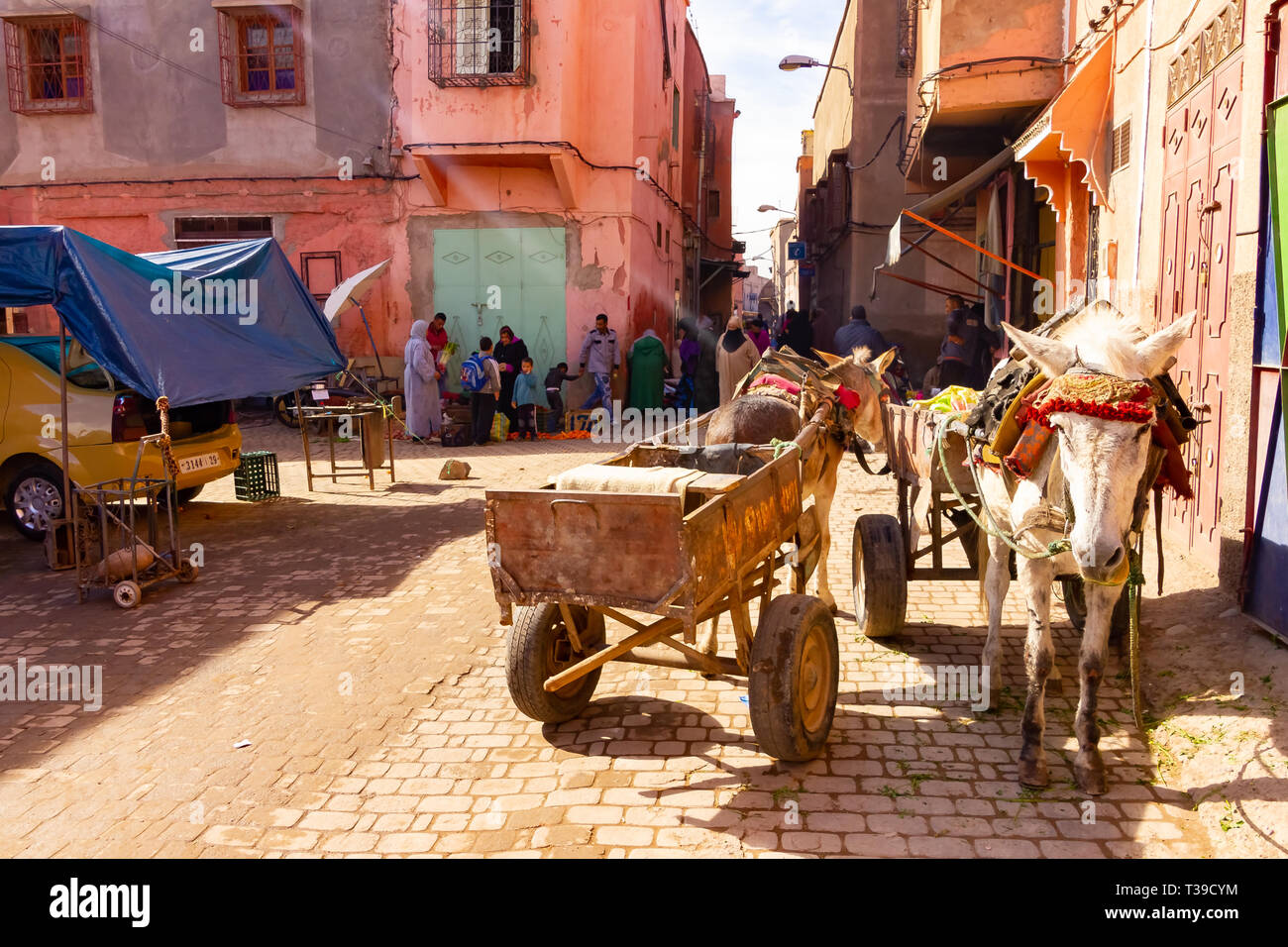 Morocco main bazaar in hi-res stock photography and images - Alamy
