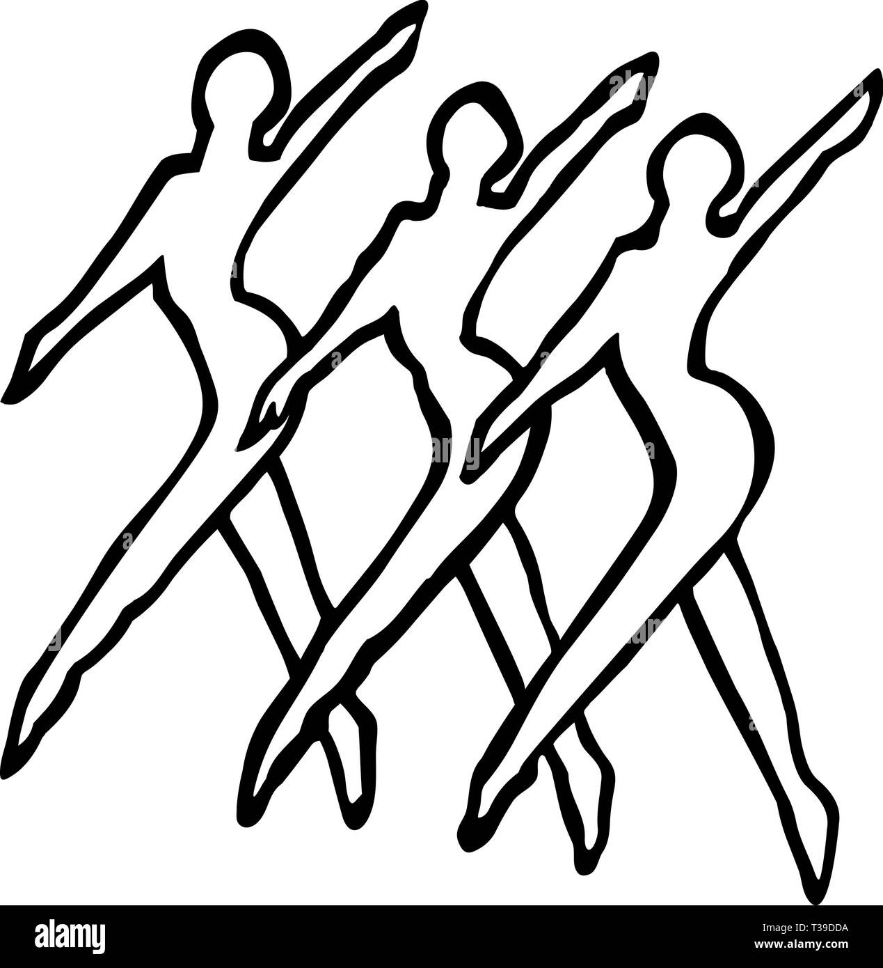Clipart Dancing Line