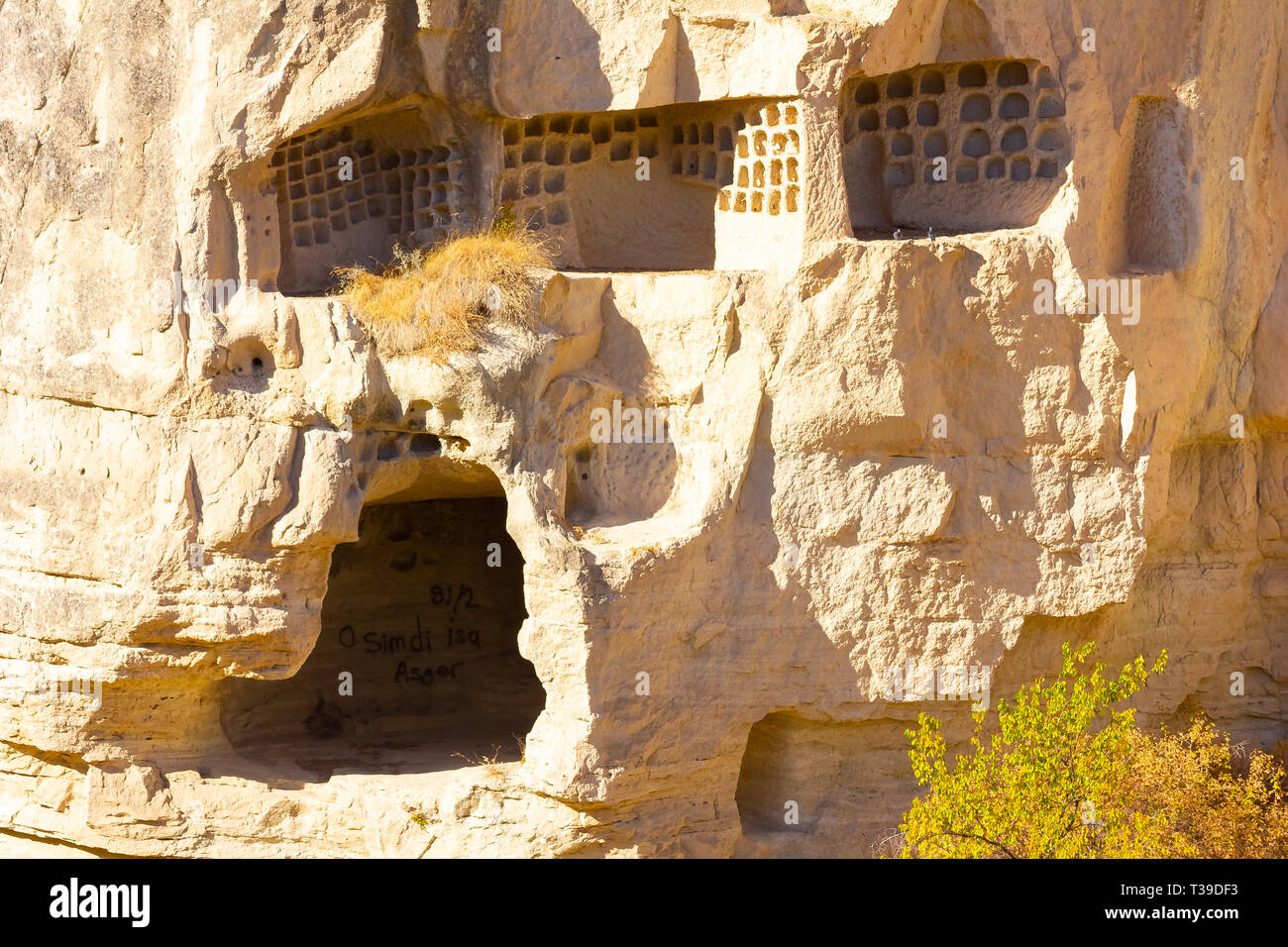 Ancient church, the largest rock-cut monastery of Cappadocia, Turkey ...