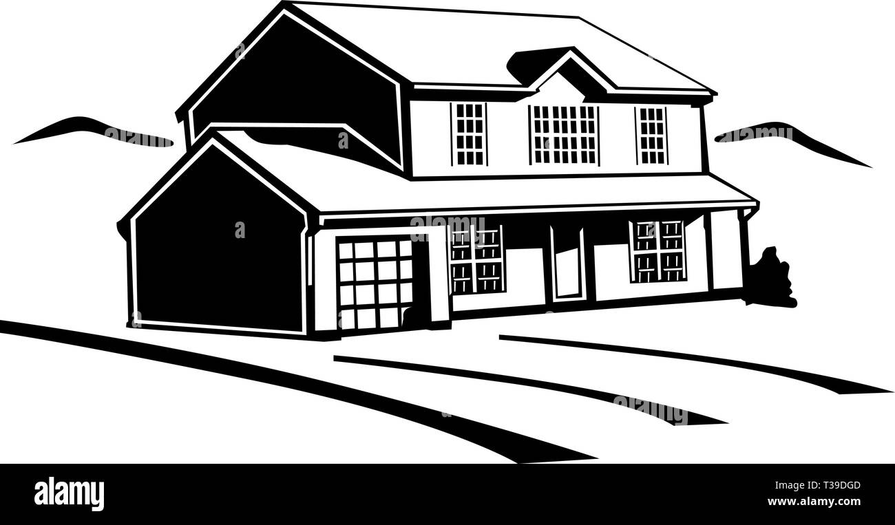 Vector Illustration of a House Stock Vector Image & Art - Alamy