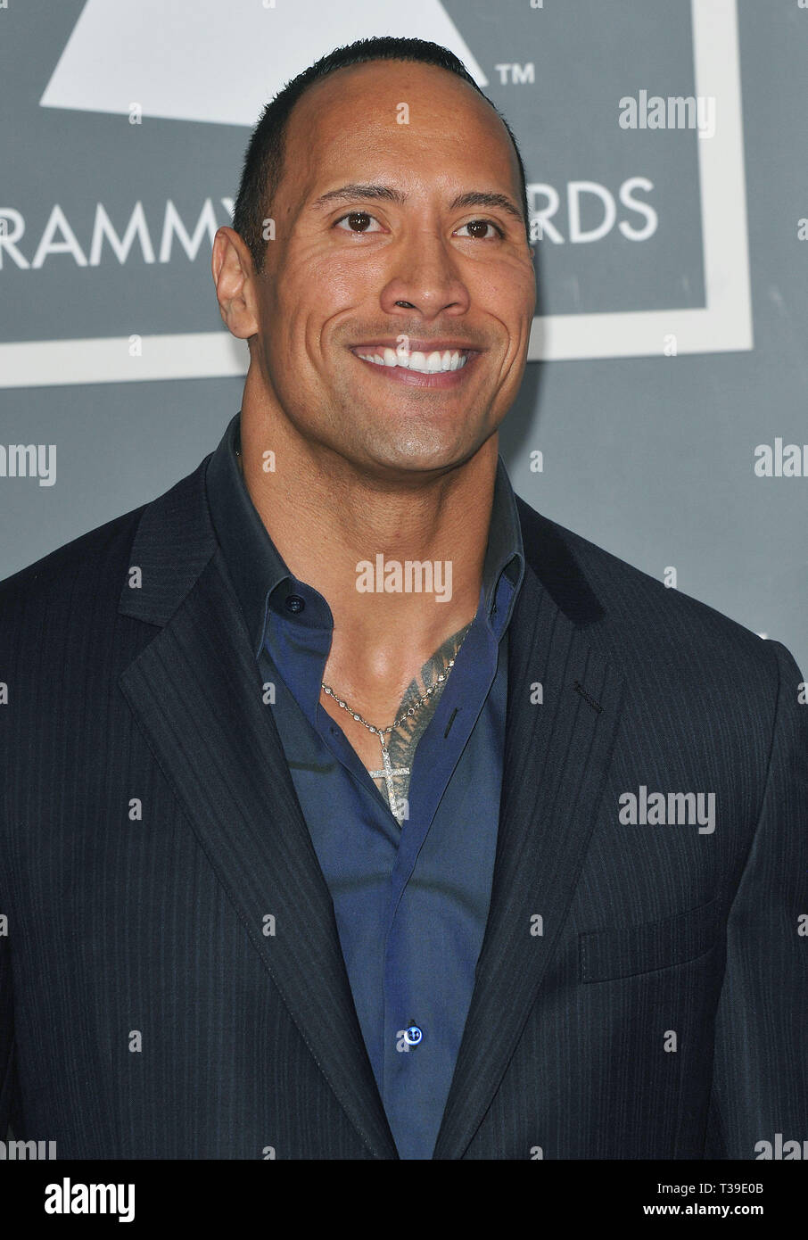 Dwayne Johnson- 51th Grammy Awards 2009 at the Staples center In Los ...