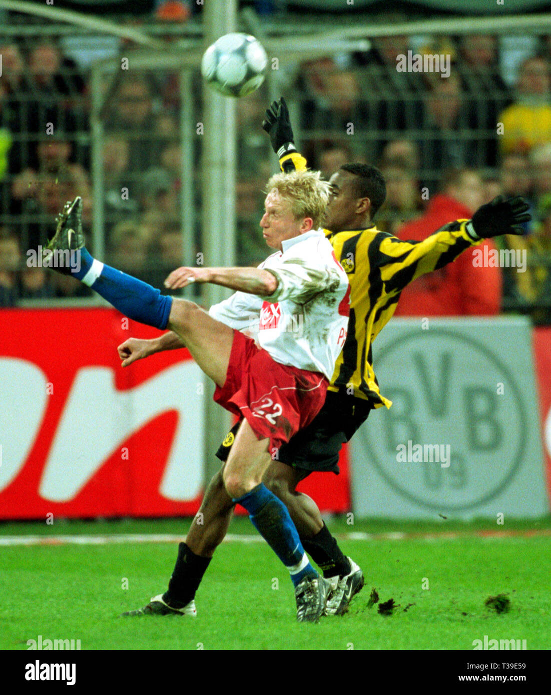 Westfalenstadion Dortmund Germany 8.12.2001, German Football Bundesliga ...