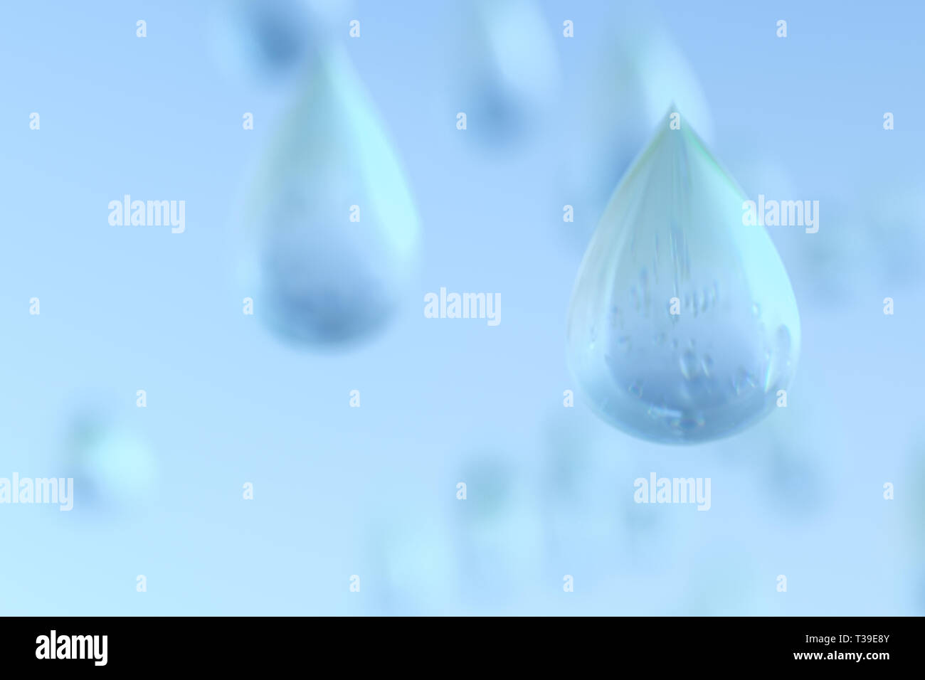 transparent dew background, 3d rendering, Computer digital drawing ...