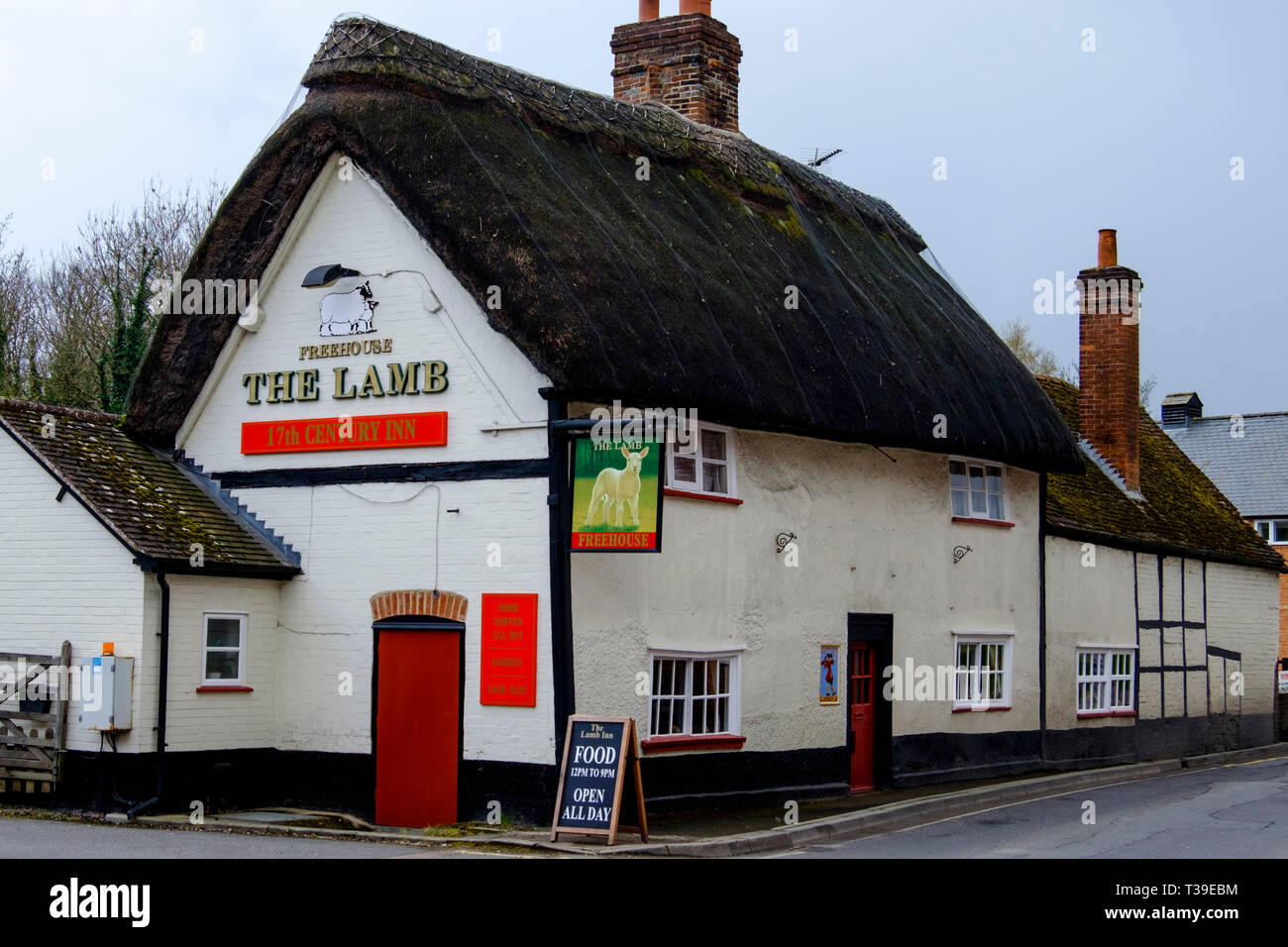 Around Wantage a market town in Oxfordshire England UK Lamb Pub Stock ...