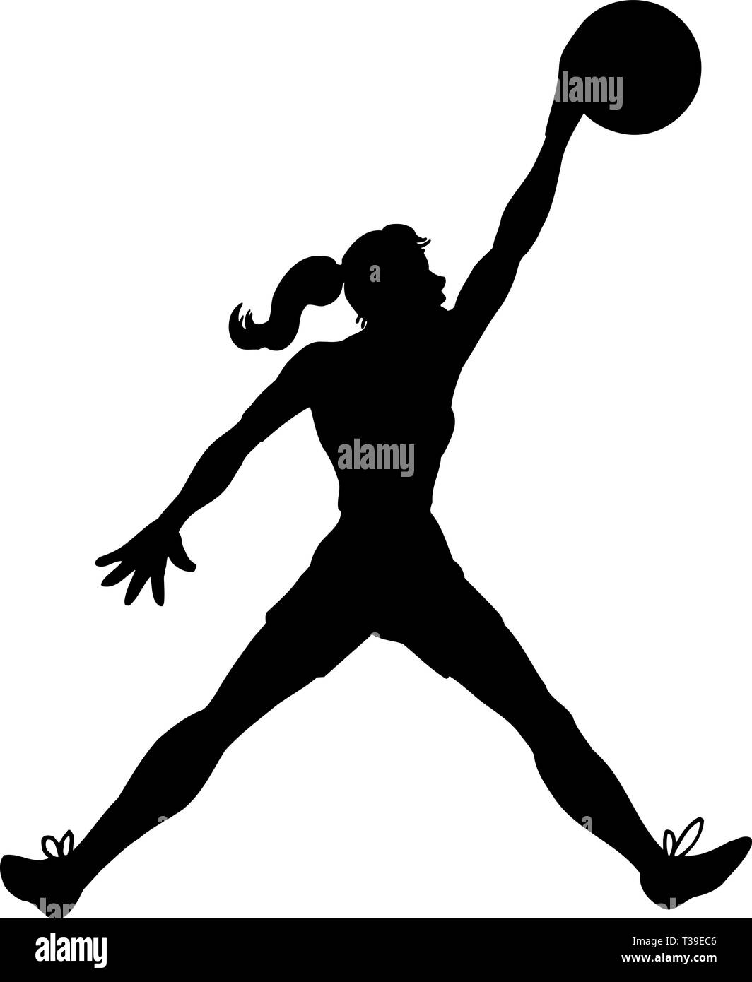 Basketball Symbol Girl