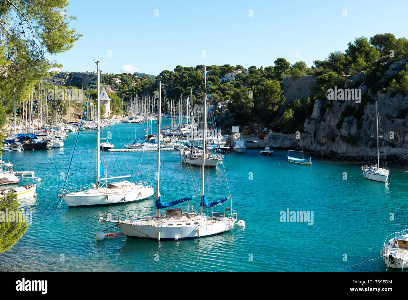 calanques de cassis in France Stock Photo - Alamy