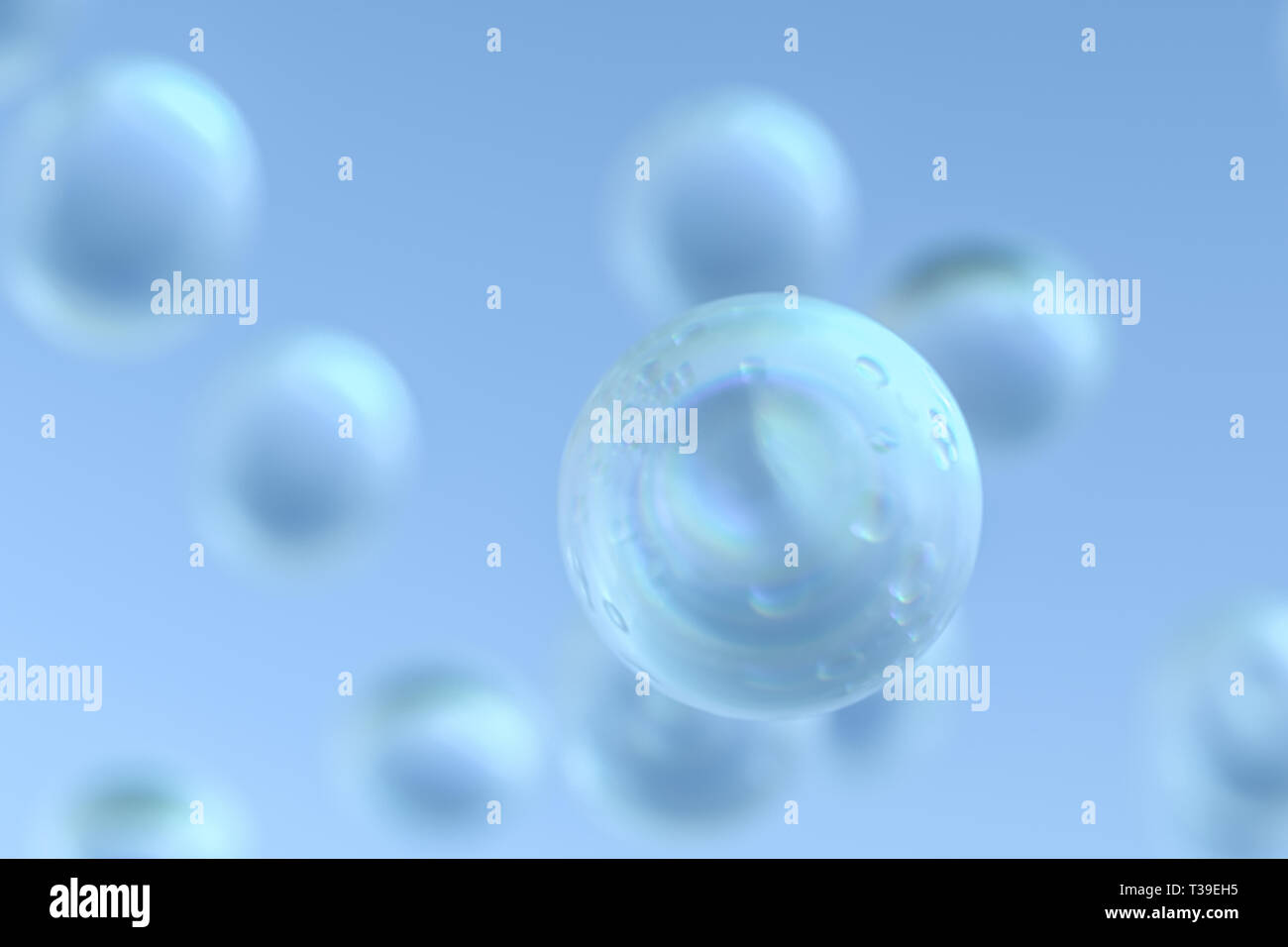 transparent dew background, 3d rendering, Computer digital drawing ...