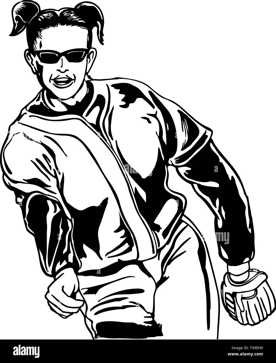 Softball Vector Illustration Stock Vector Image & Art - Alamy