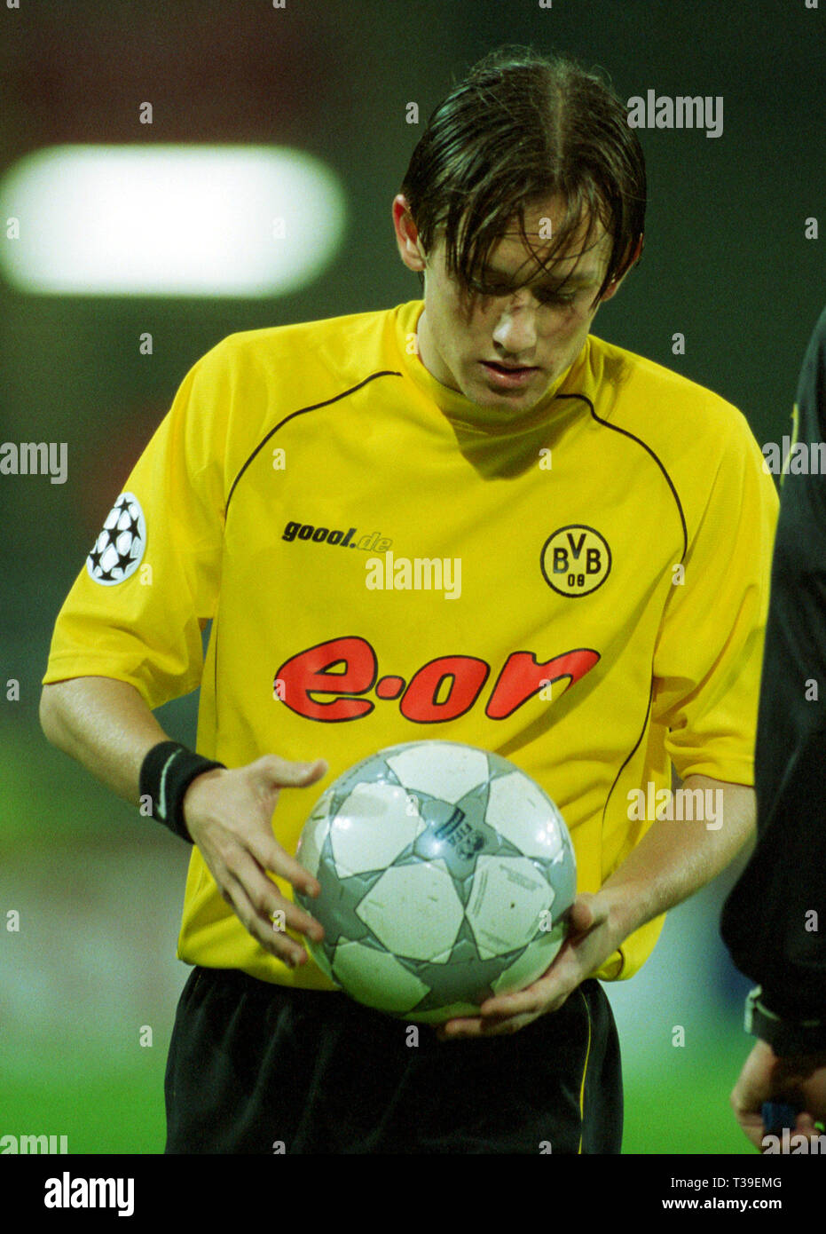Westfalenstadion Dortmund Germany, 19.9. 2001 Football UEFA Champions ...