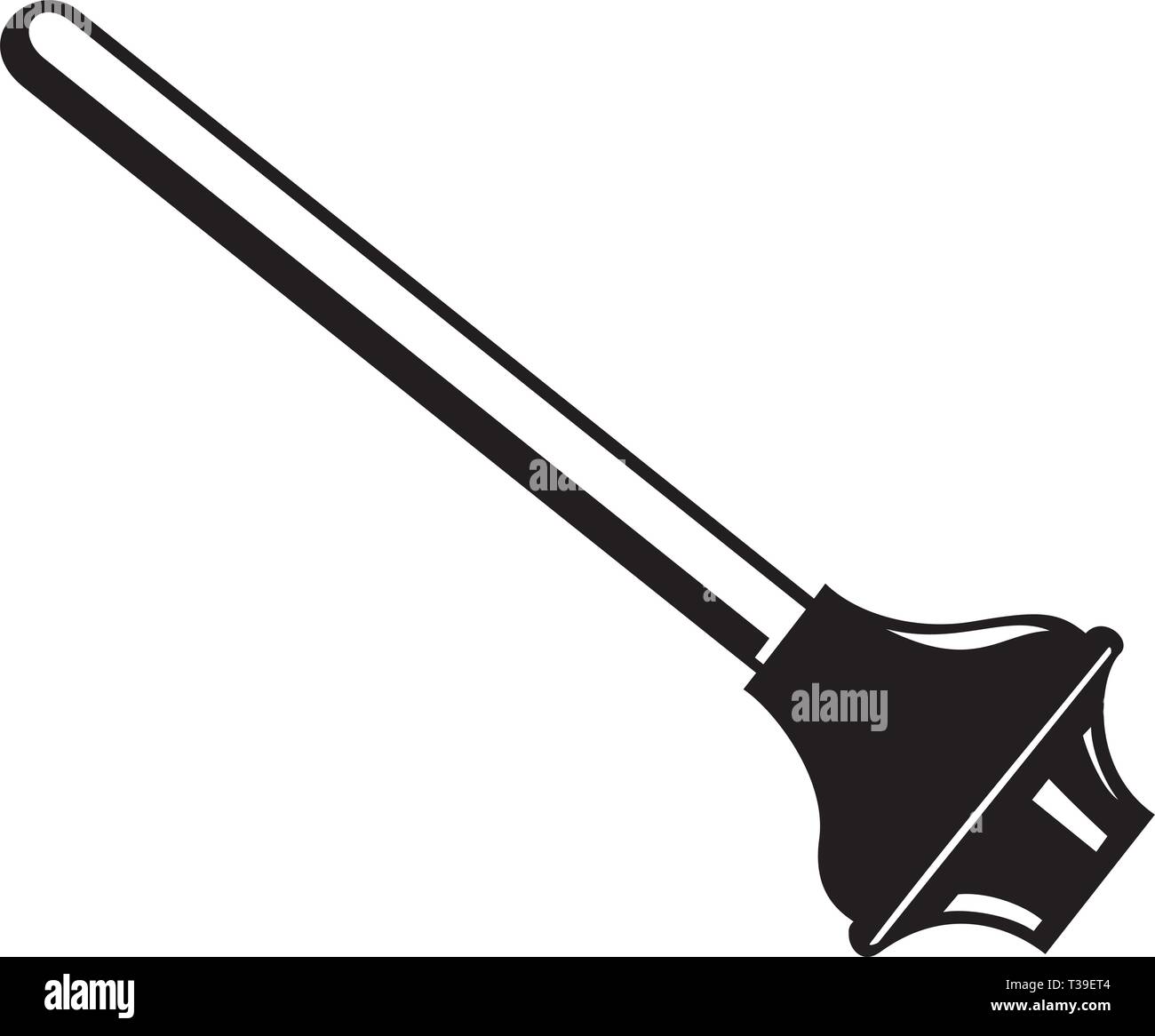 Plunger illustration hi-res stock photography and images - Alamy