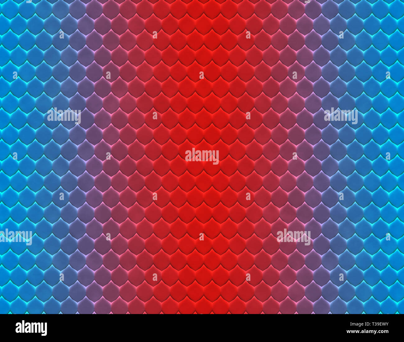 Blue and red gradient snake skin seamless pattern, flat scale Stock ...