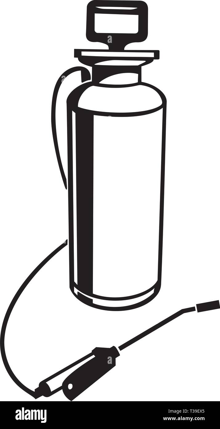 Pressure Sprayer Illustration Stock Vector Image & Art - Alamy