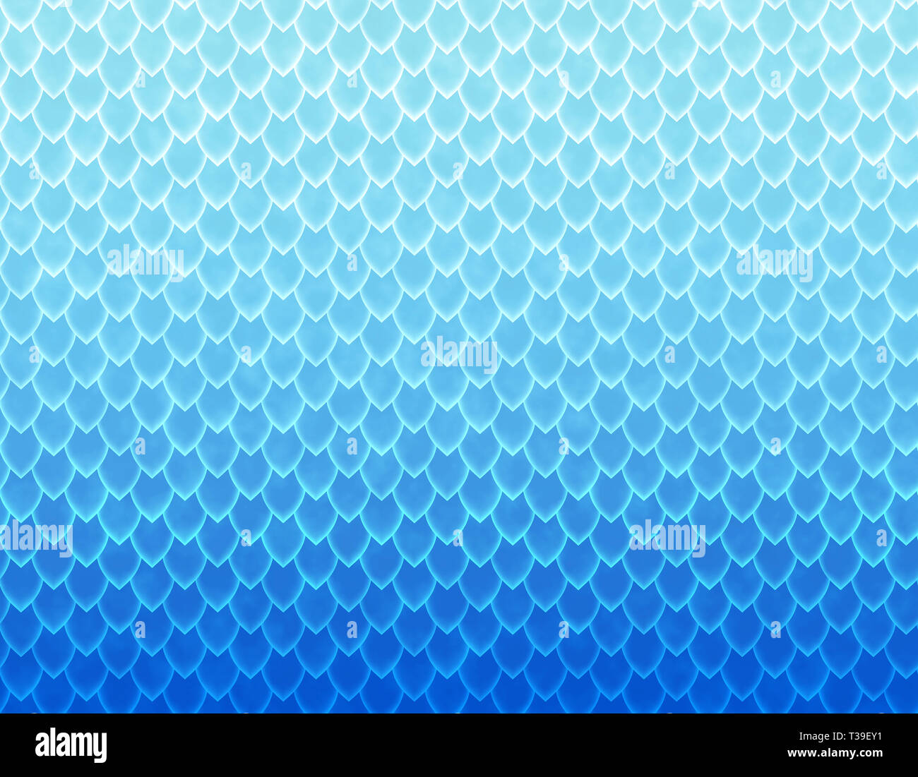 White and blue gradient snake skin seamless pattern, sharp scale Stock ...