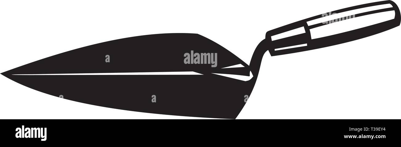 Concrete trowel Stock Vector Images - Alamy