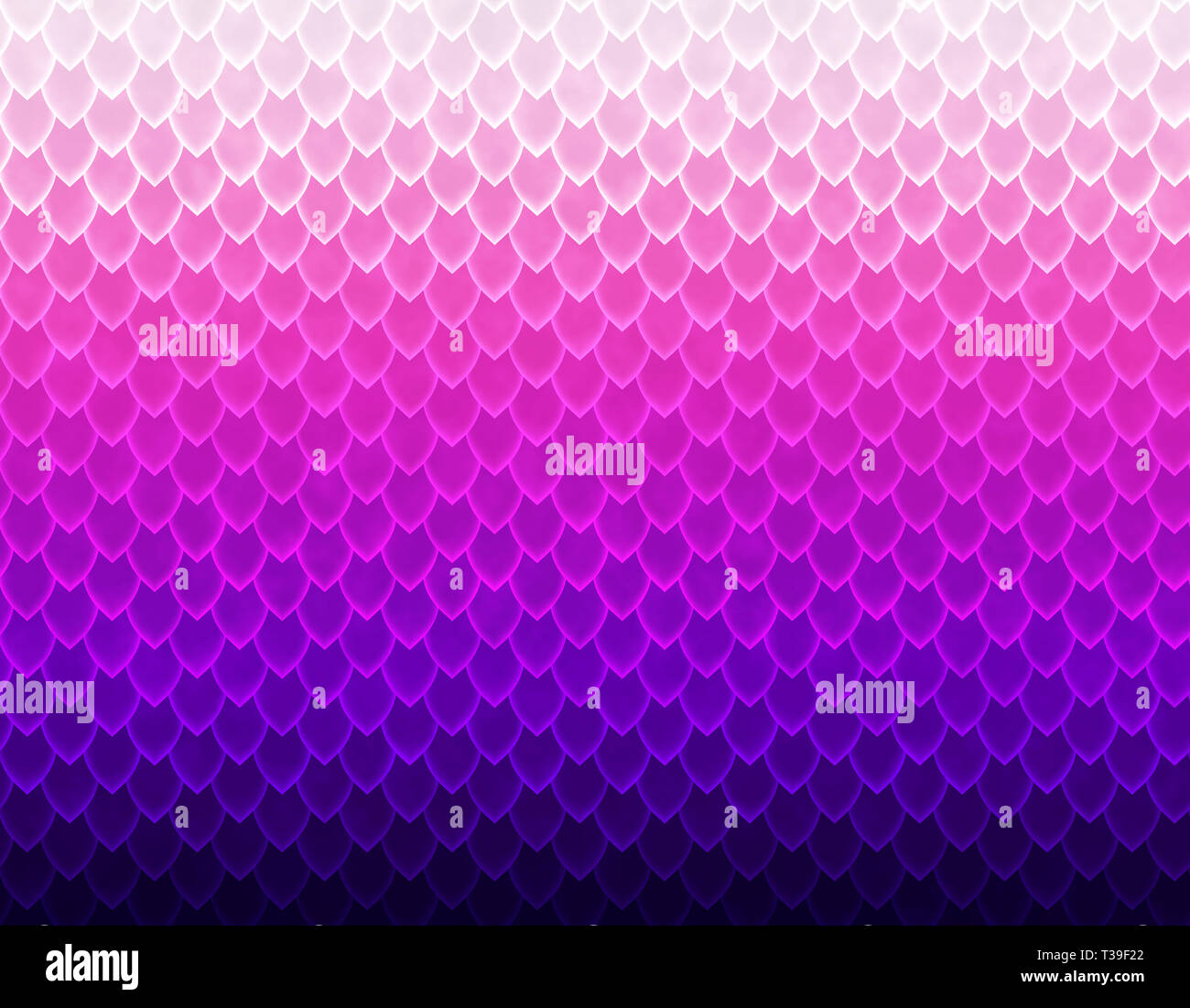 White, magenta and violet gradient snake skin seamless pattern, sharp ...