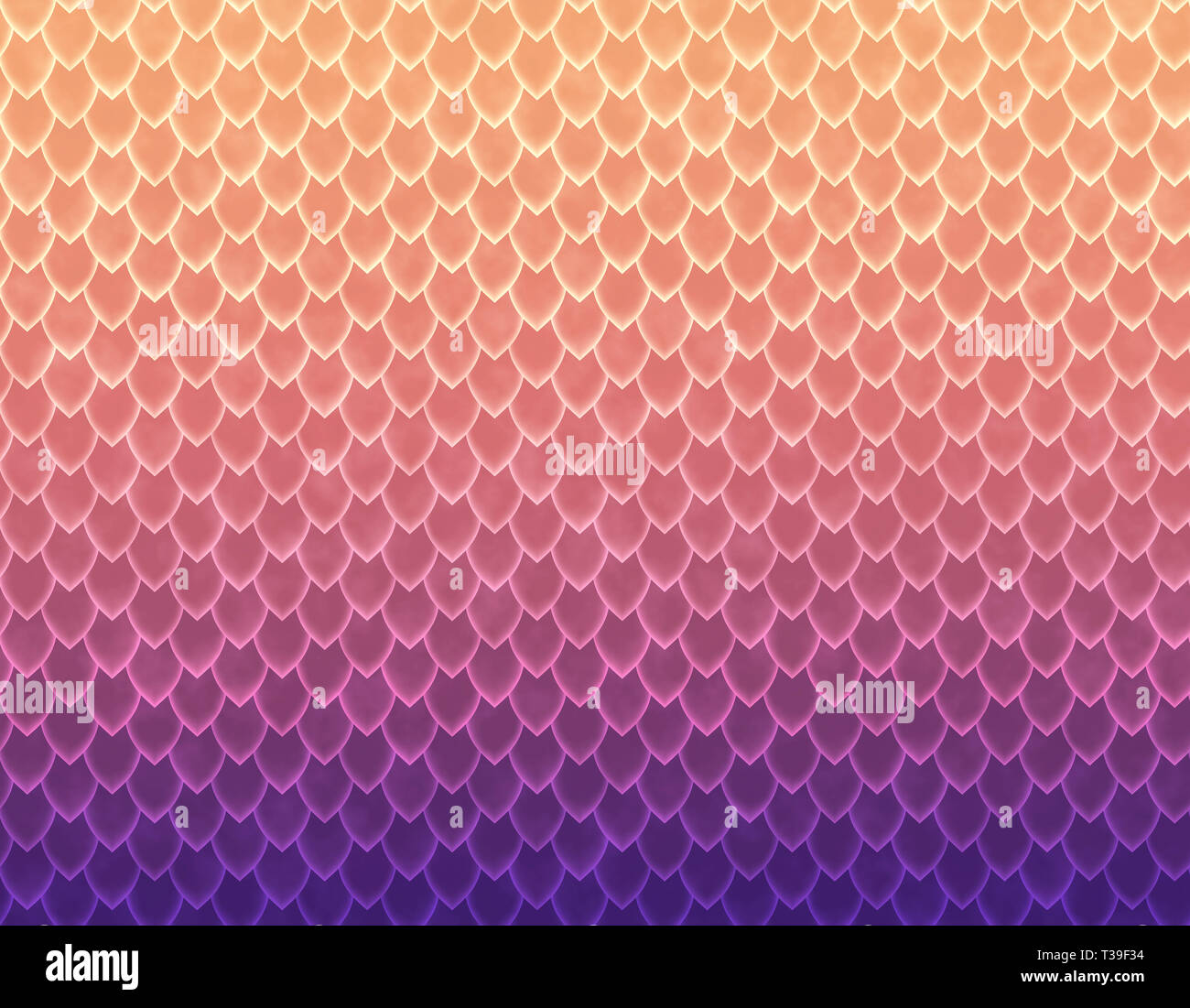 Light orange and violet gradient snake skin seamless pattern, sharp ...