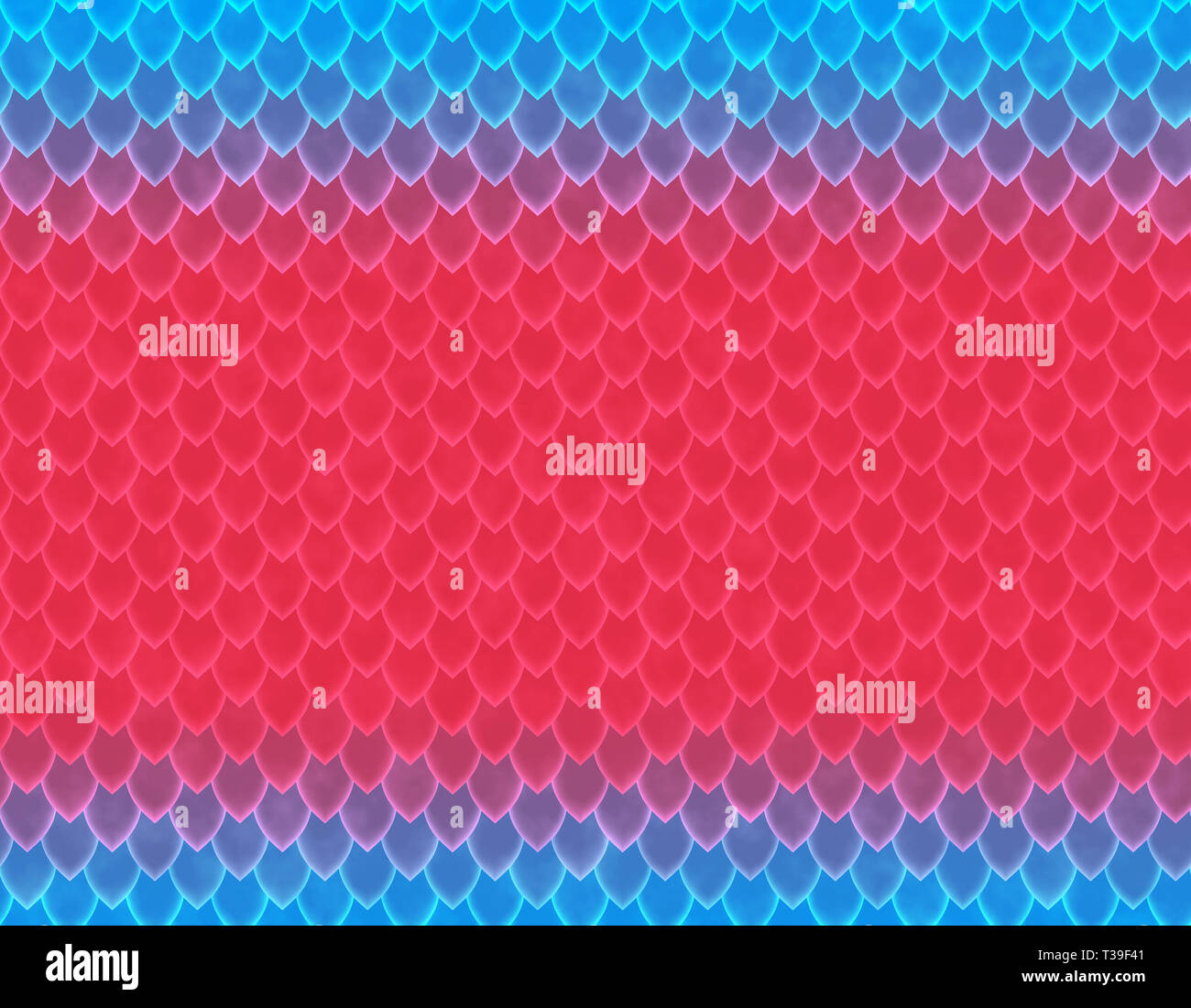 Blue and red gradient snake skin seamless pattern, sharp scale Stock ...