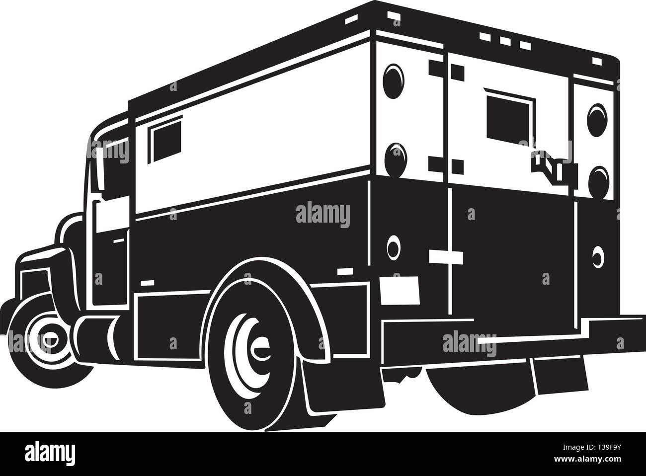 Armored Car Illustration Stock Vector Image & Art - Alamy