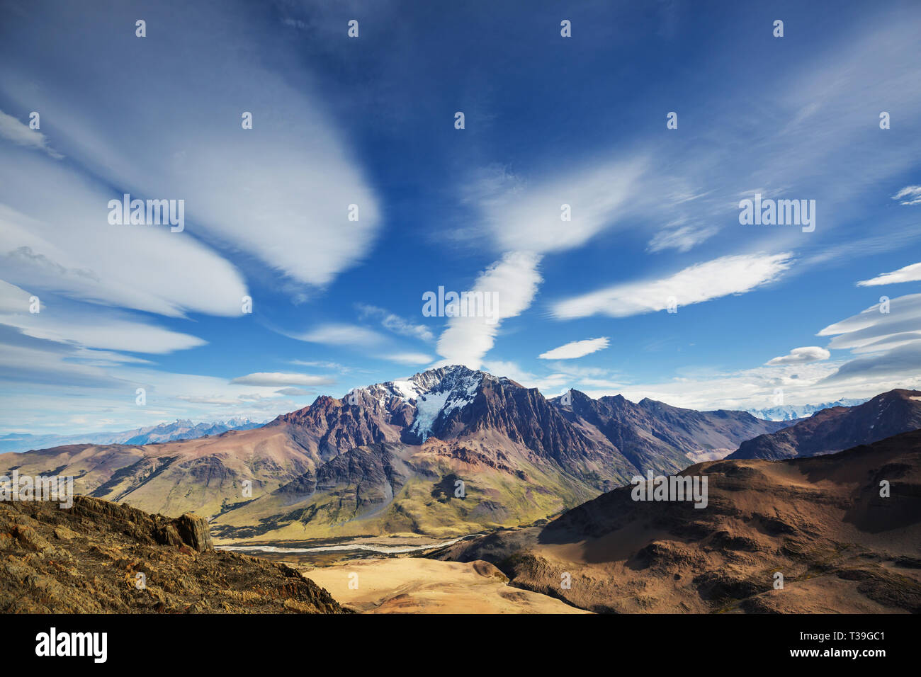 Patagonia landscapes in Southern Argentina Stock Photo - Alamy