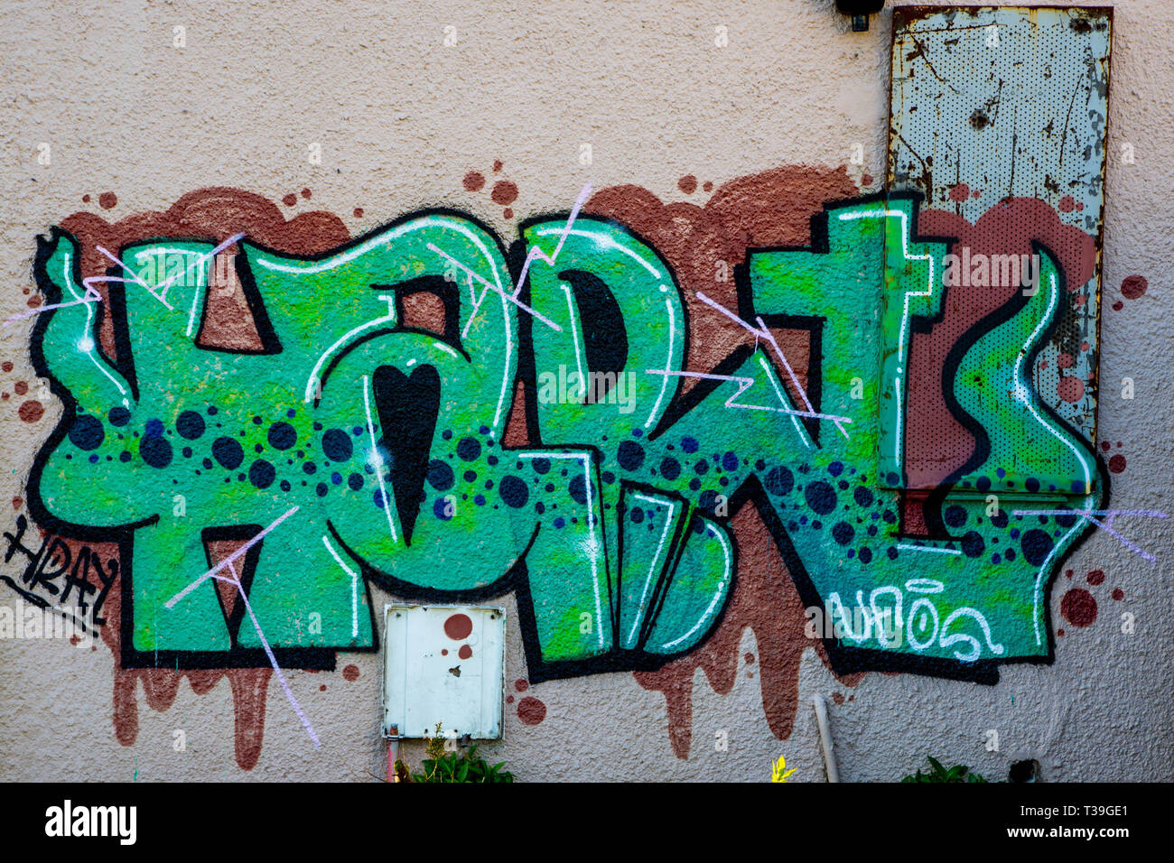 Urban Graffiti in Hull Stock Photo - Alamy