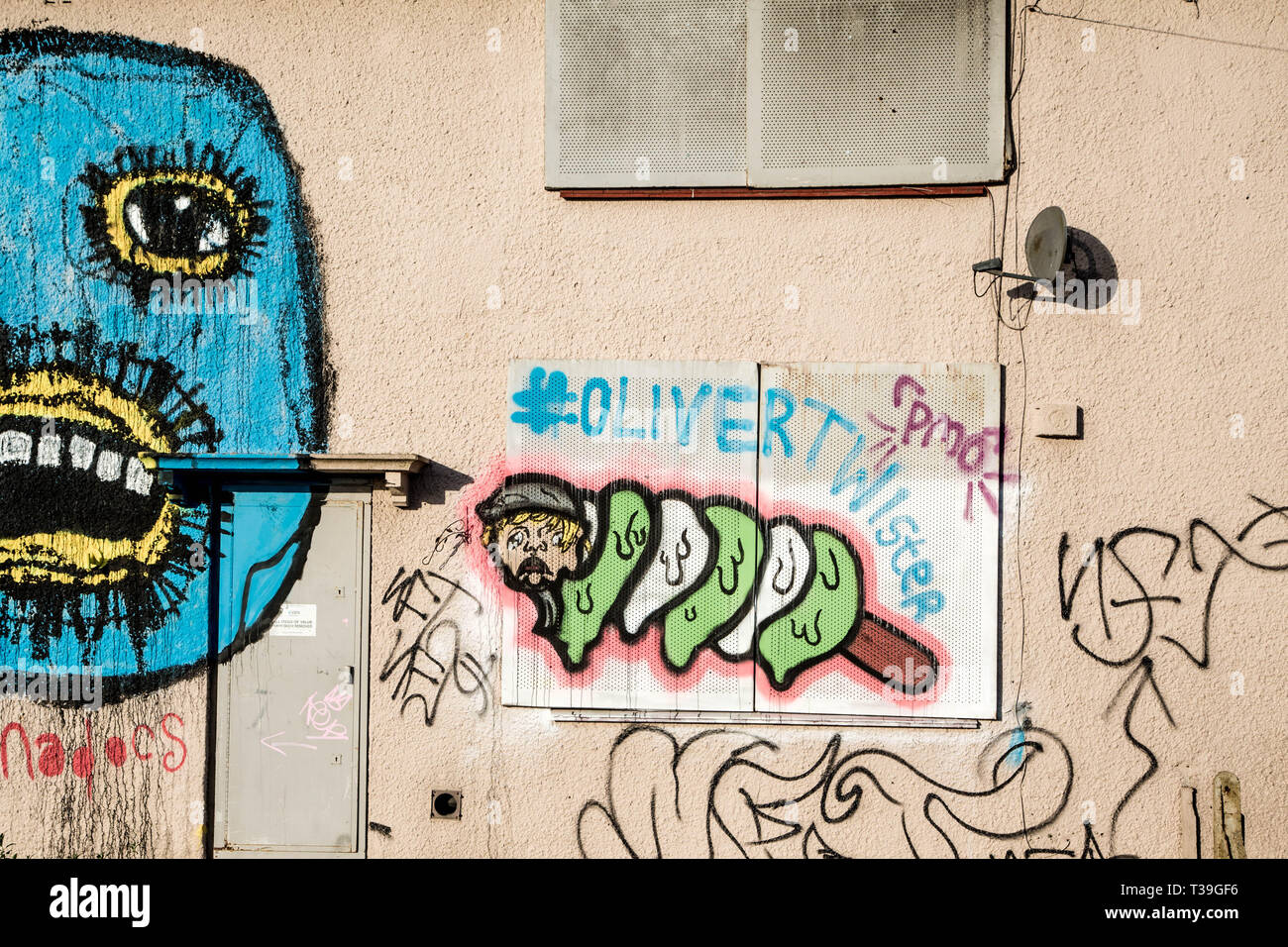 Urban Graffiti in Hull Stock Photo - Alamy