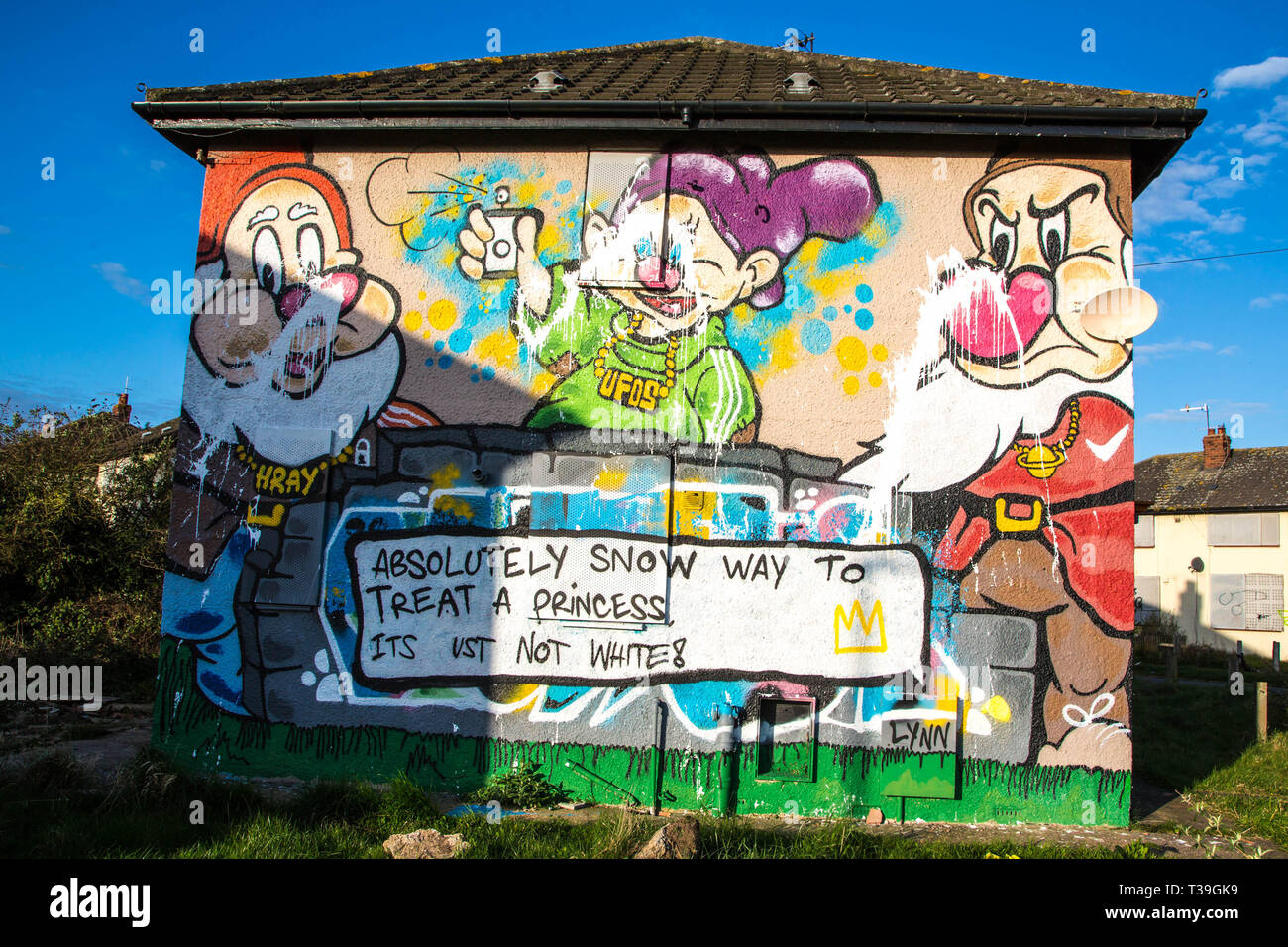 Urban Graffiti in Hull Stock Photo - Alamy