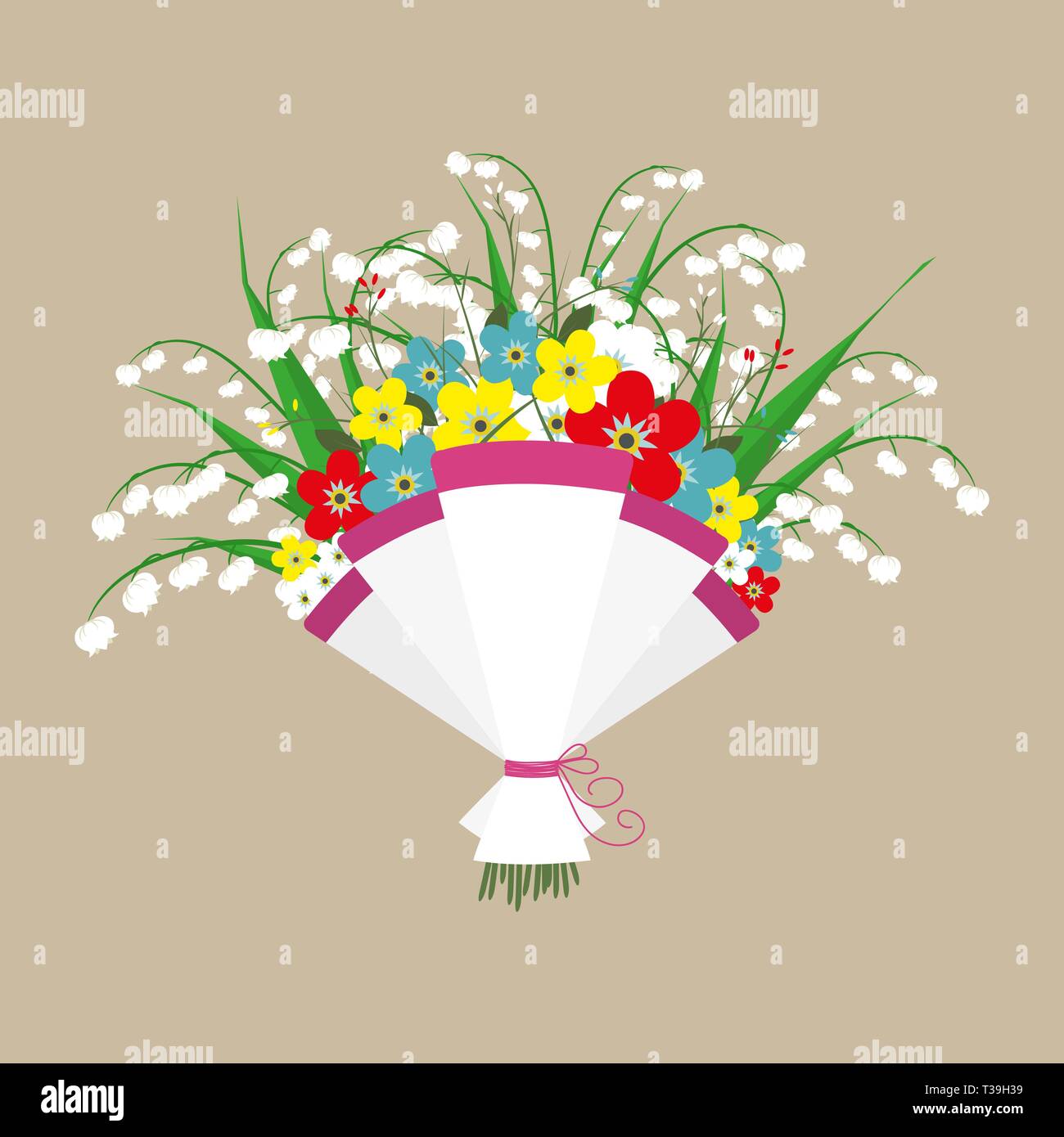 Cute bouquet of flowers. Wedding bouquet flowers, birthday bouquet ...