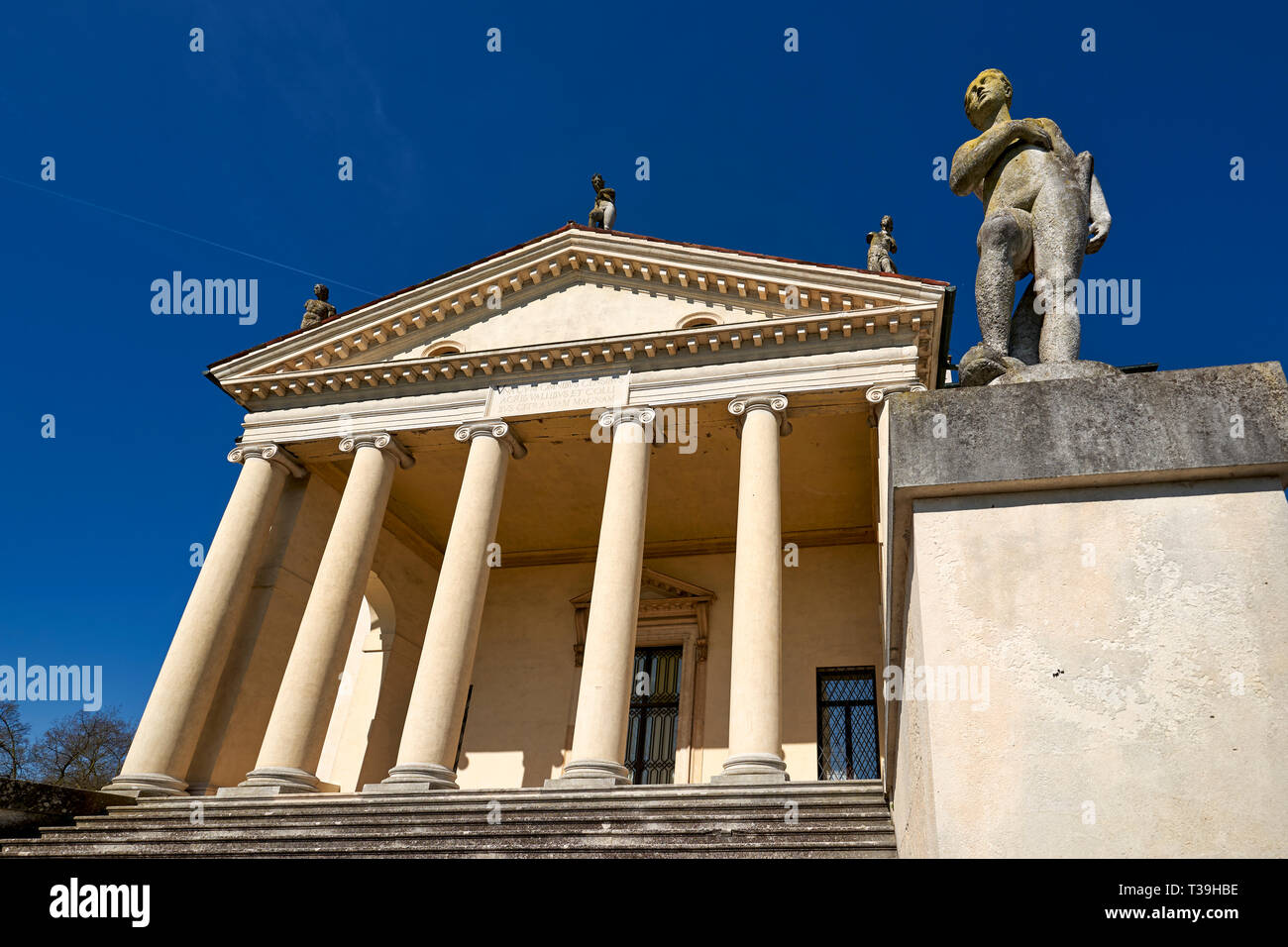 Vicenza, Veneto, Italy. Villa La Rotonda is a Renaissance villa just ...