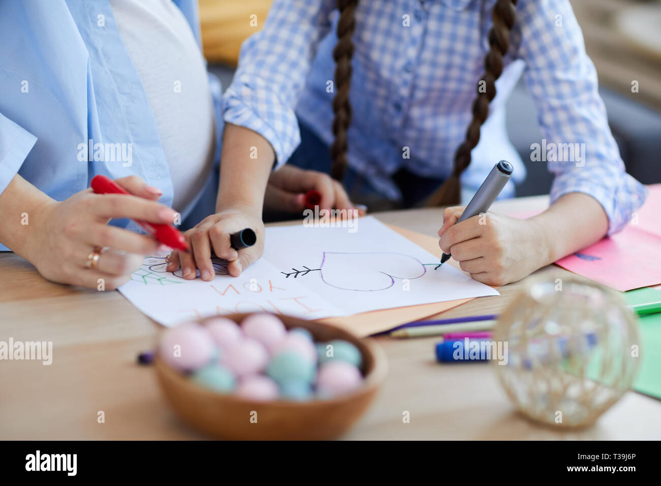 Card making craft woman hi-res stock photography and images - Alamy