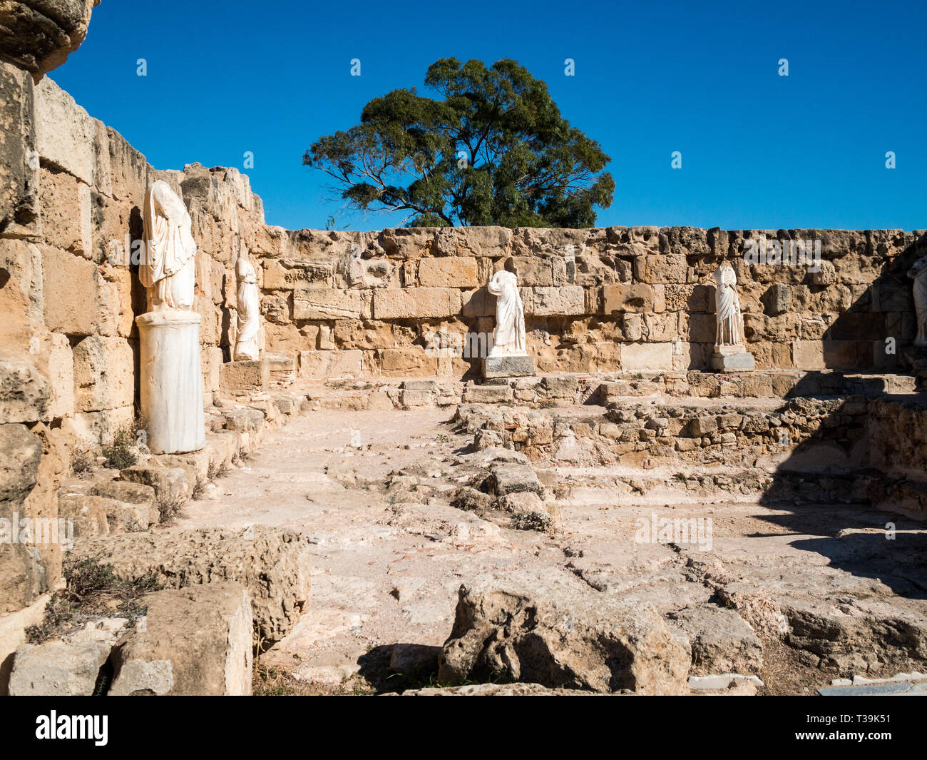 Ancient Salamis ruins Stock Photo - Alamy