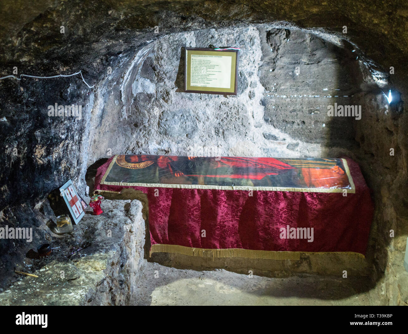 Tomb of Saint Barnabas, Cyprus Stock Photo - Alamy