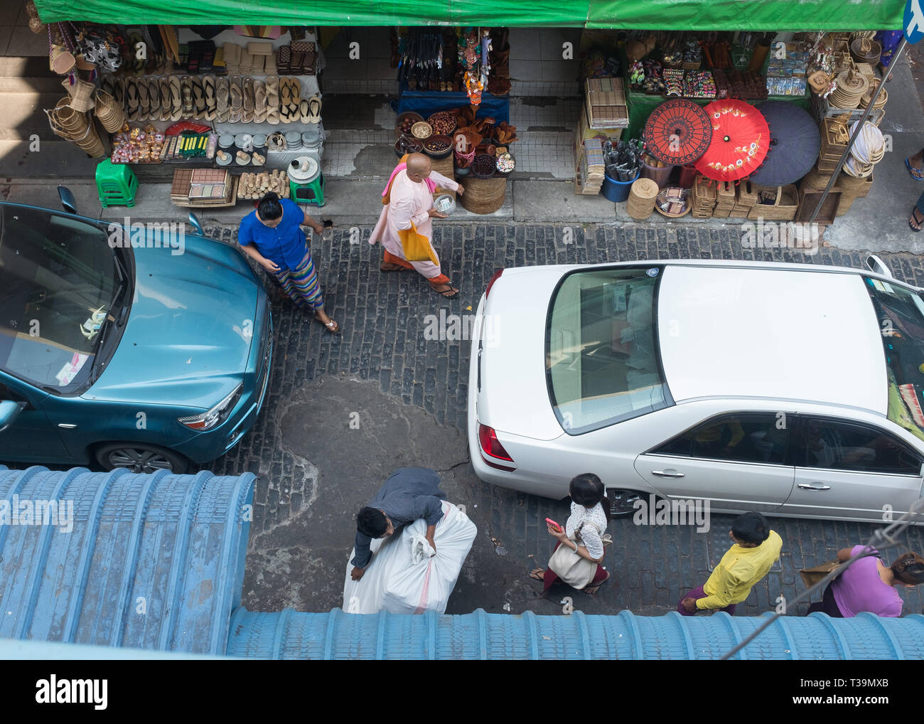 Bogyoke Aung San Market, Yangon, Myanmar (Burma Stock Photo - Alamy