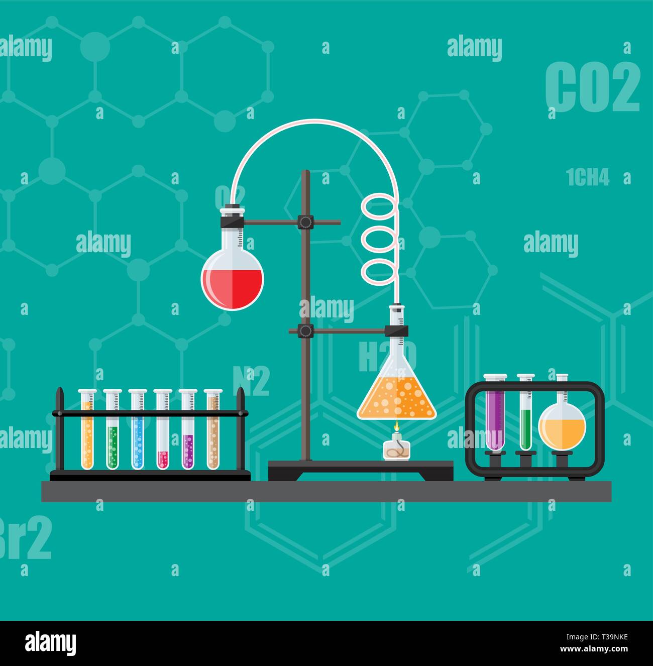 Spirit holder Stock Vector Images - Alamy