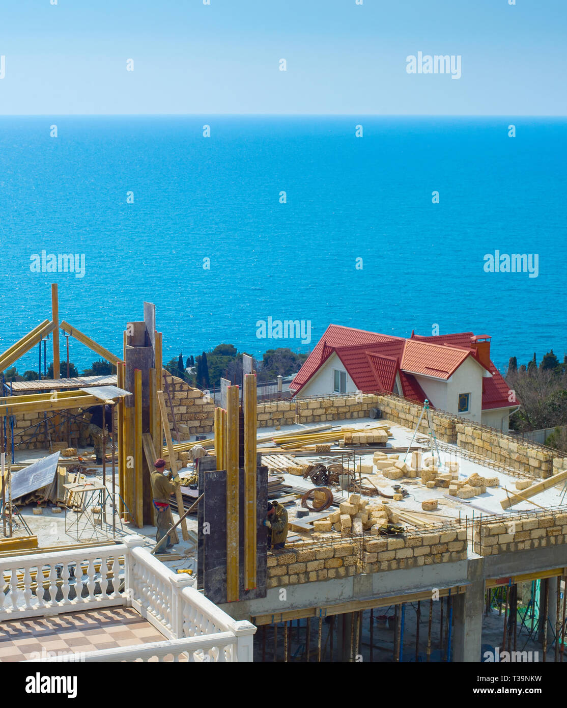 Sea wall construction hi-res stock photography and images - Alamy