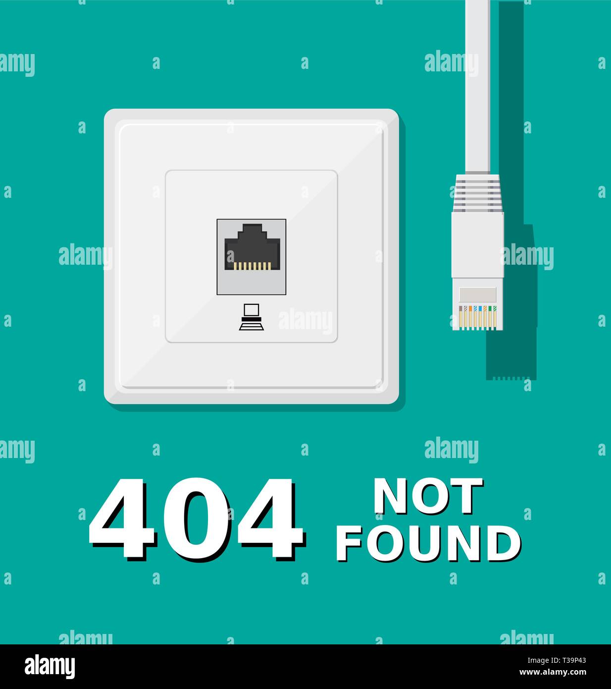 Rj45 vector vectors hi-res stock photography and images - Alamy